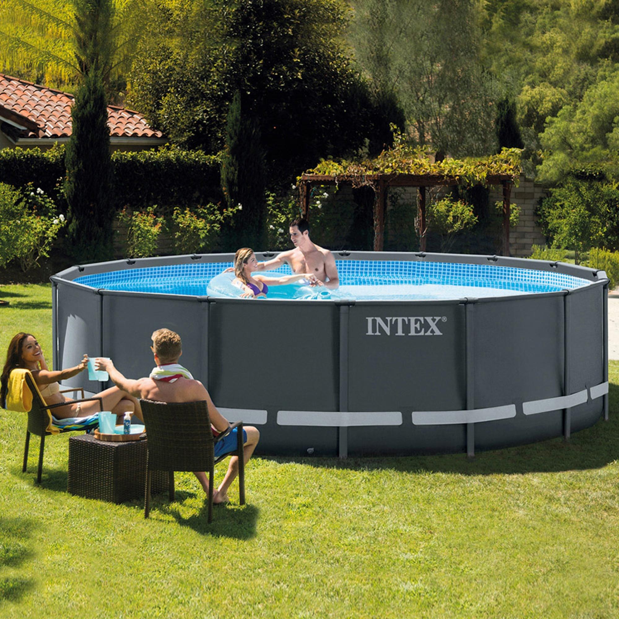 Piscina Tubular De Pvc Redonda INTEX 4 88x1 22 M Leroy Merlin