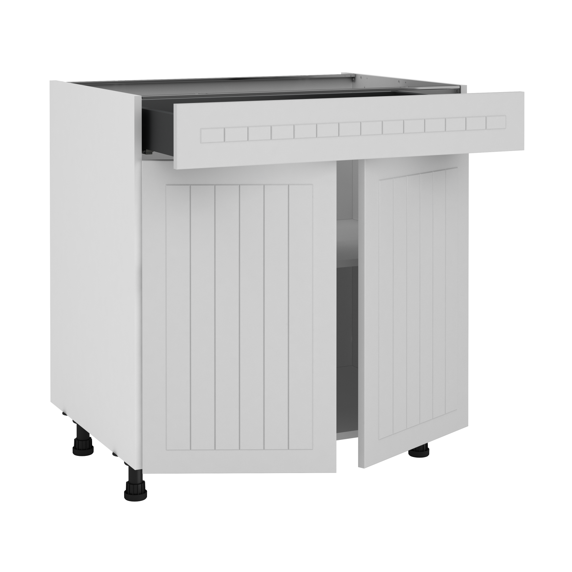 Mueble bajo de cocina Delinia ID Toscane 76,8X80 cm 2 PTA 1 CAJ | Leroy ...