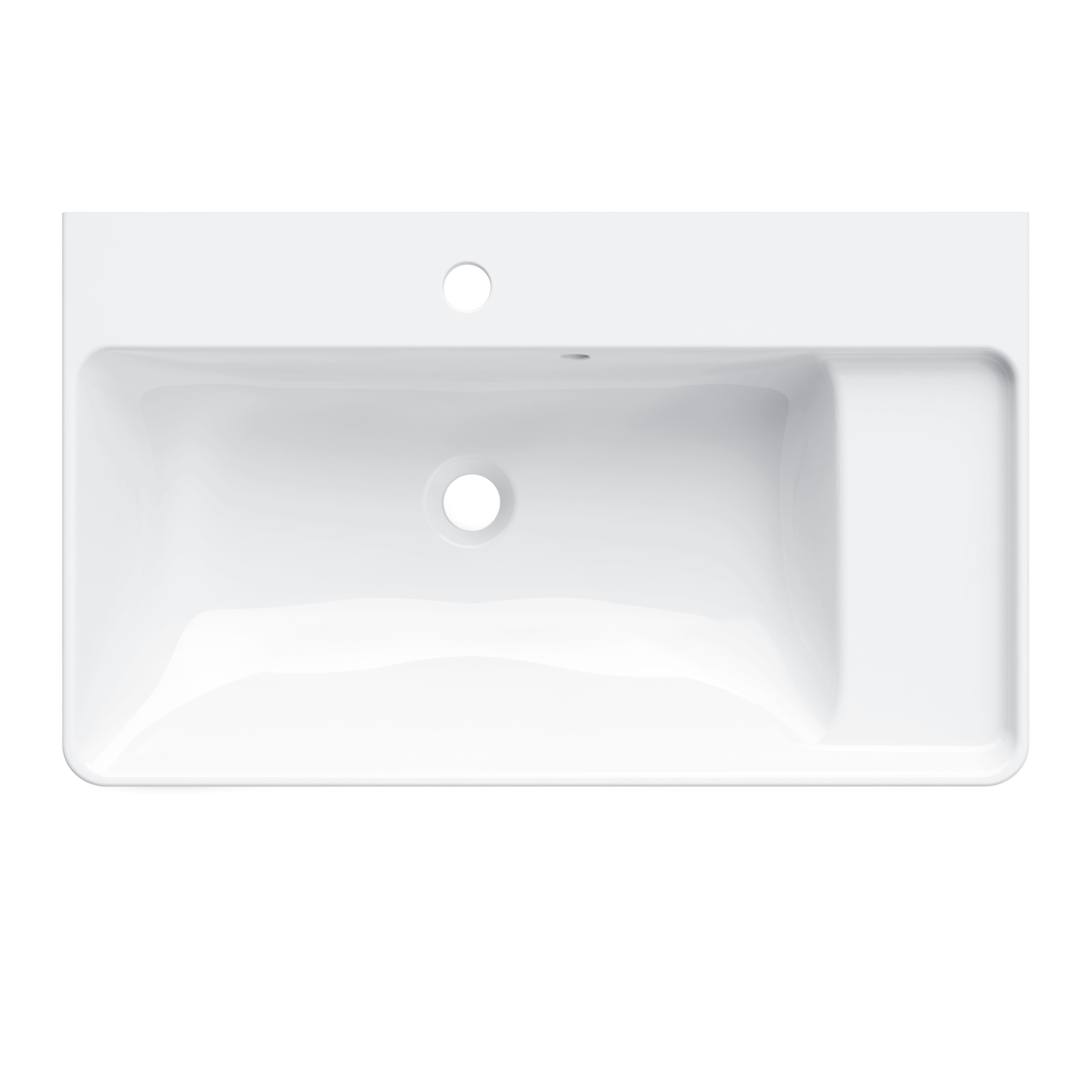 Lavabo Easy blanco 71.4x15.5x42.4 cm | Leroy Merlin
