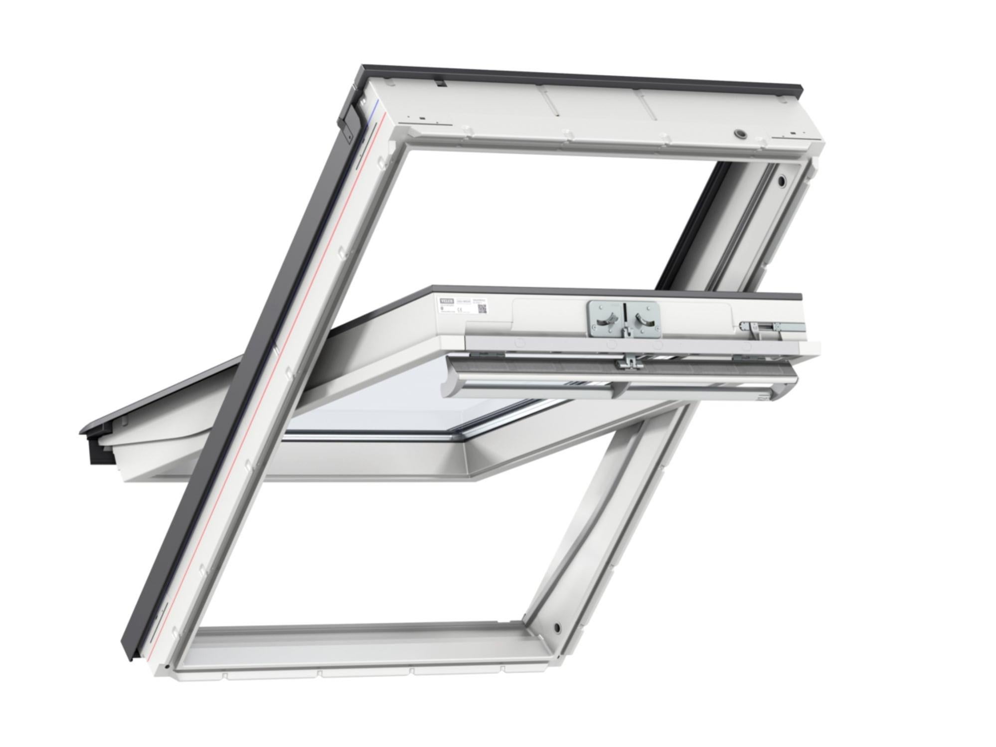 Ventana de techo giratoria interior poliuretano VELUX CK06 0062 | Leroy ...
