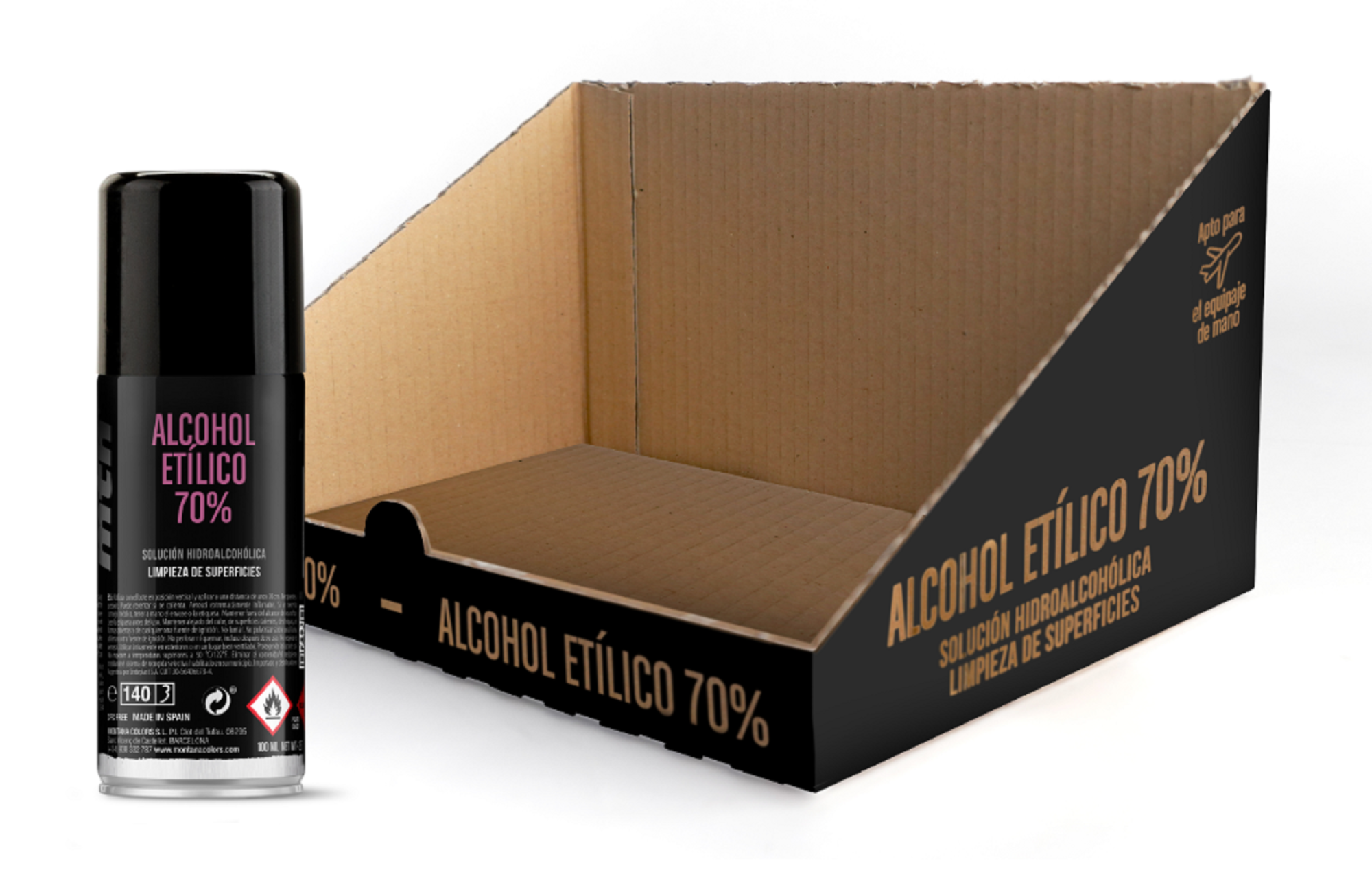 Spray pro alcohol etílico 70% MONTANA 100 ml | Leroy Merlin