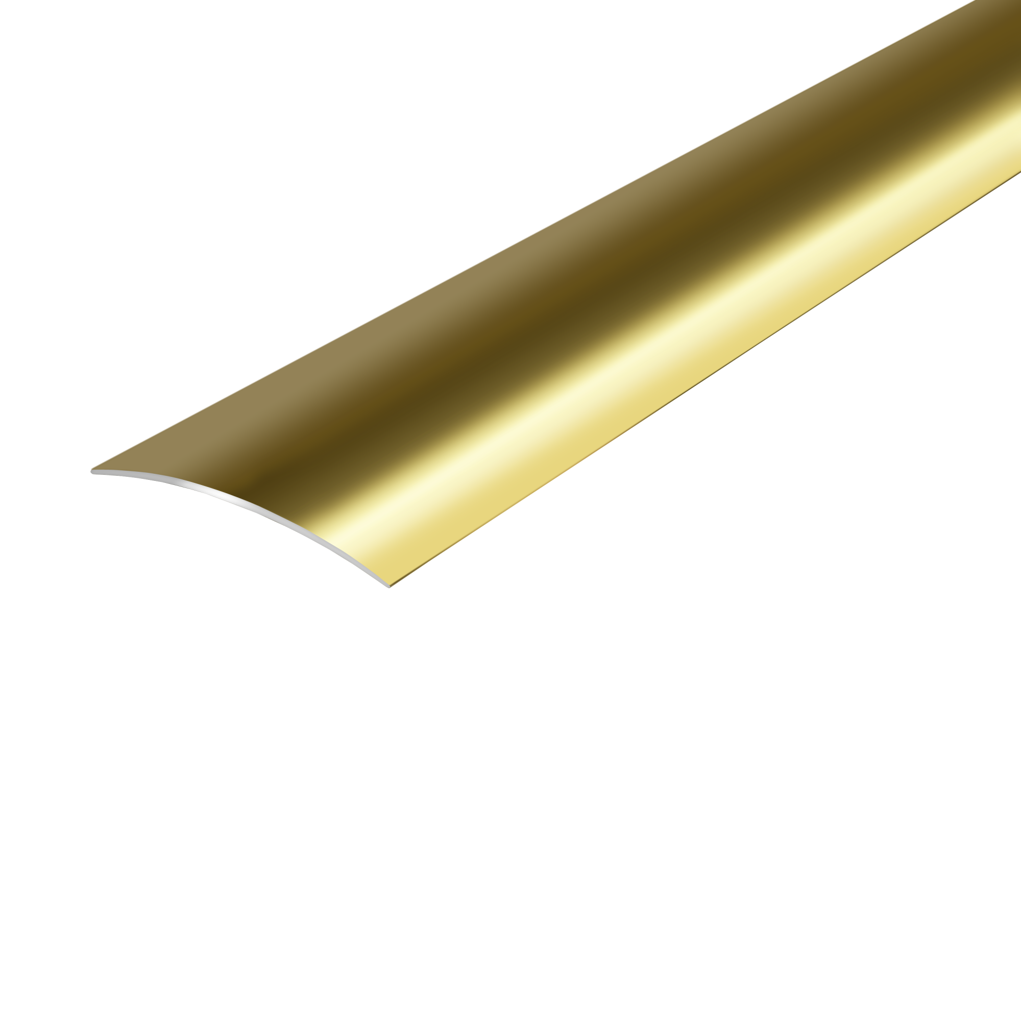 Perfil de umbral de aluminio oro 83 cm | Leroy Merlin