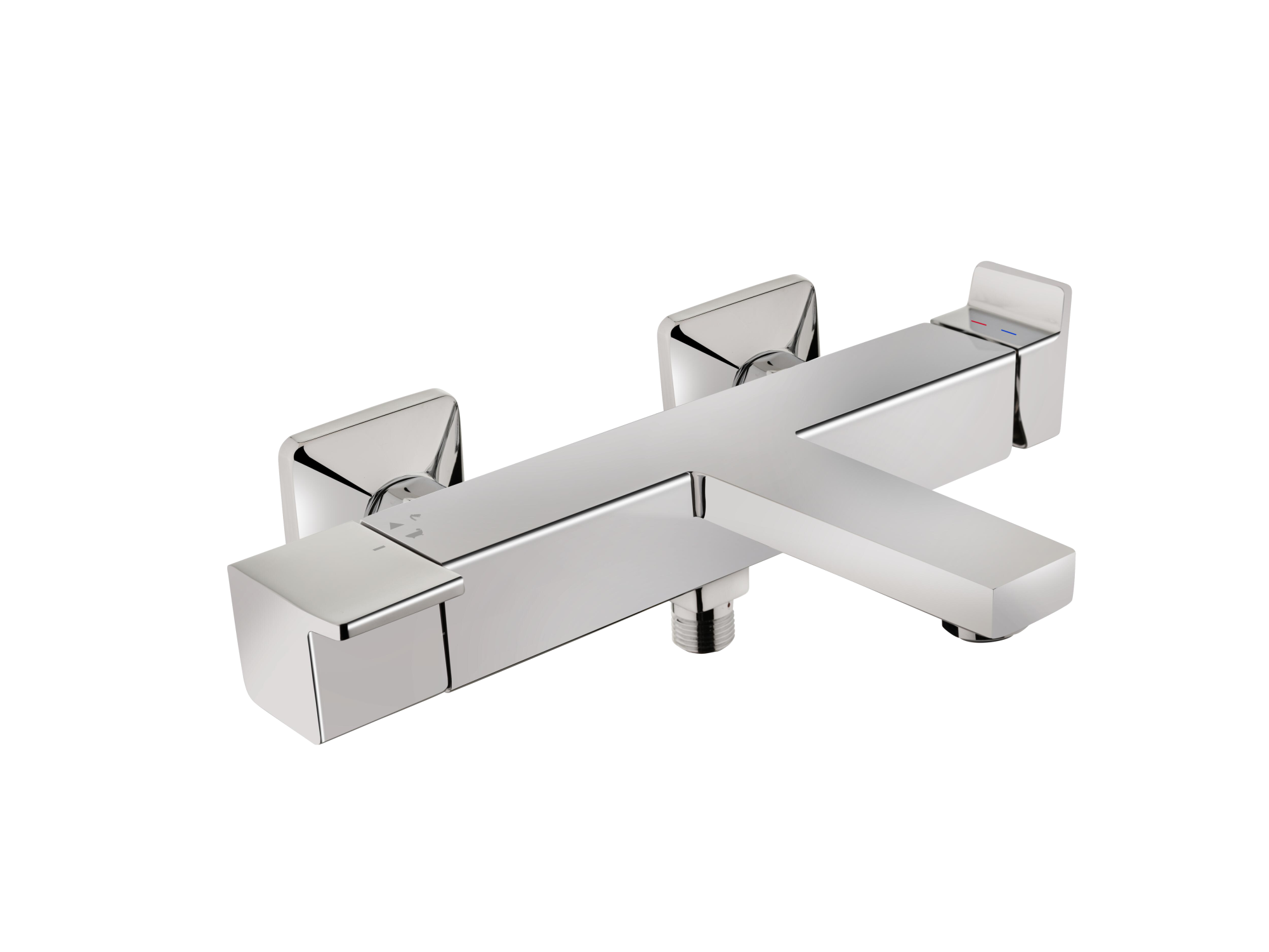 Grifo bañera monomando SENSEA Studio cromado | Leroy Merlin