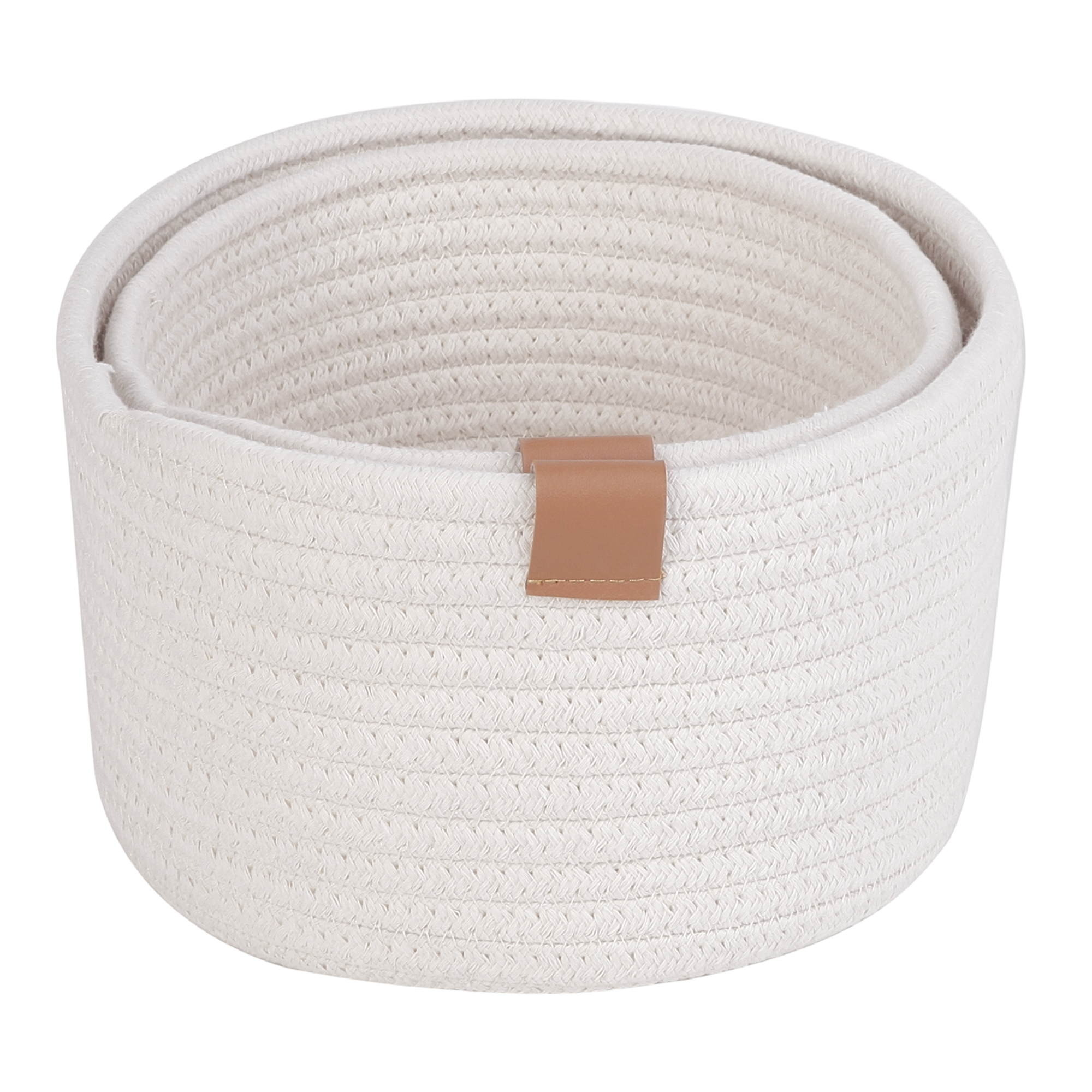 Cesta Magda blanco 20x11.5 cm | Leroy Merlin