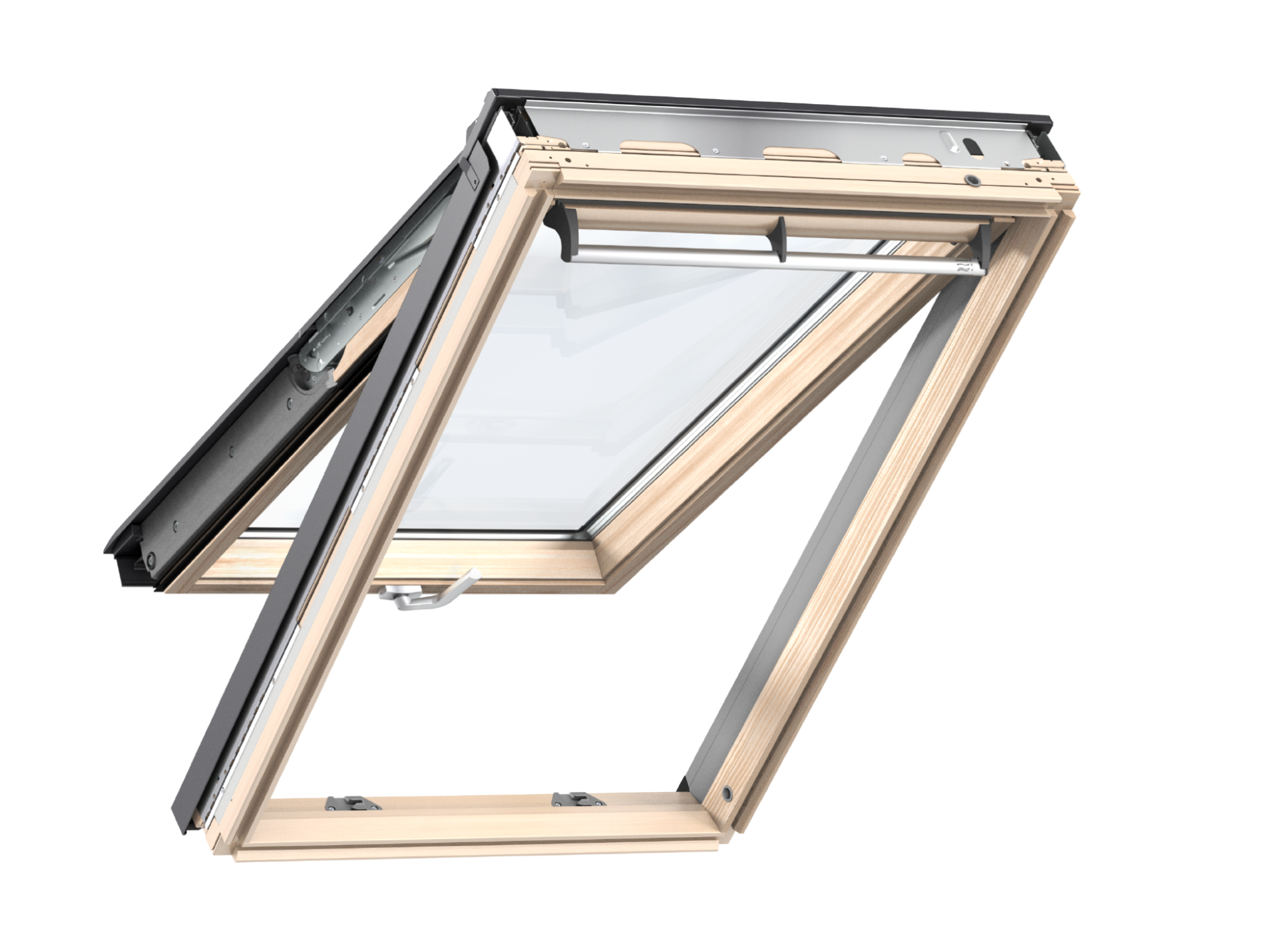 Ventana de techo giratoria interior madera VELUX GPL UK04 3067 | Leroy ...