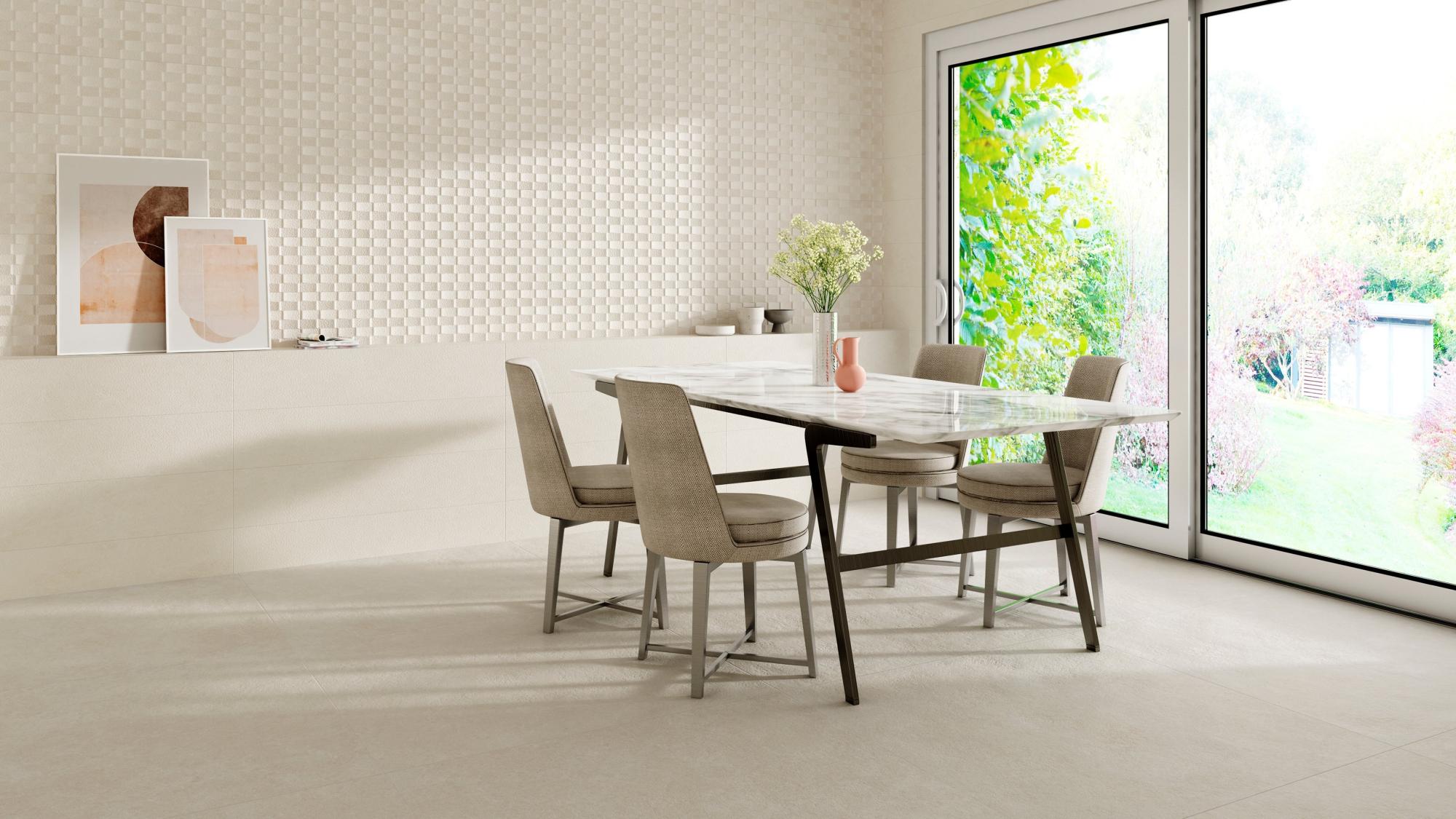 Azulejo Palermo 33x100 cm blanco | Leroy Merlin