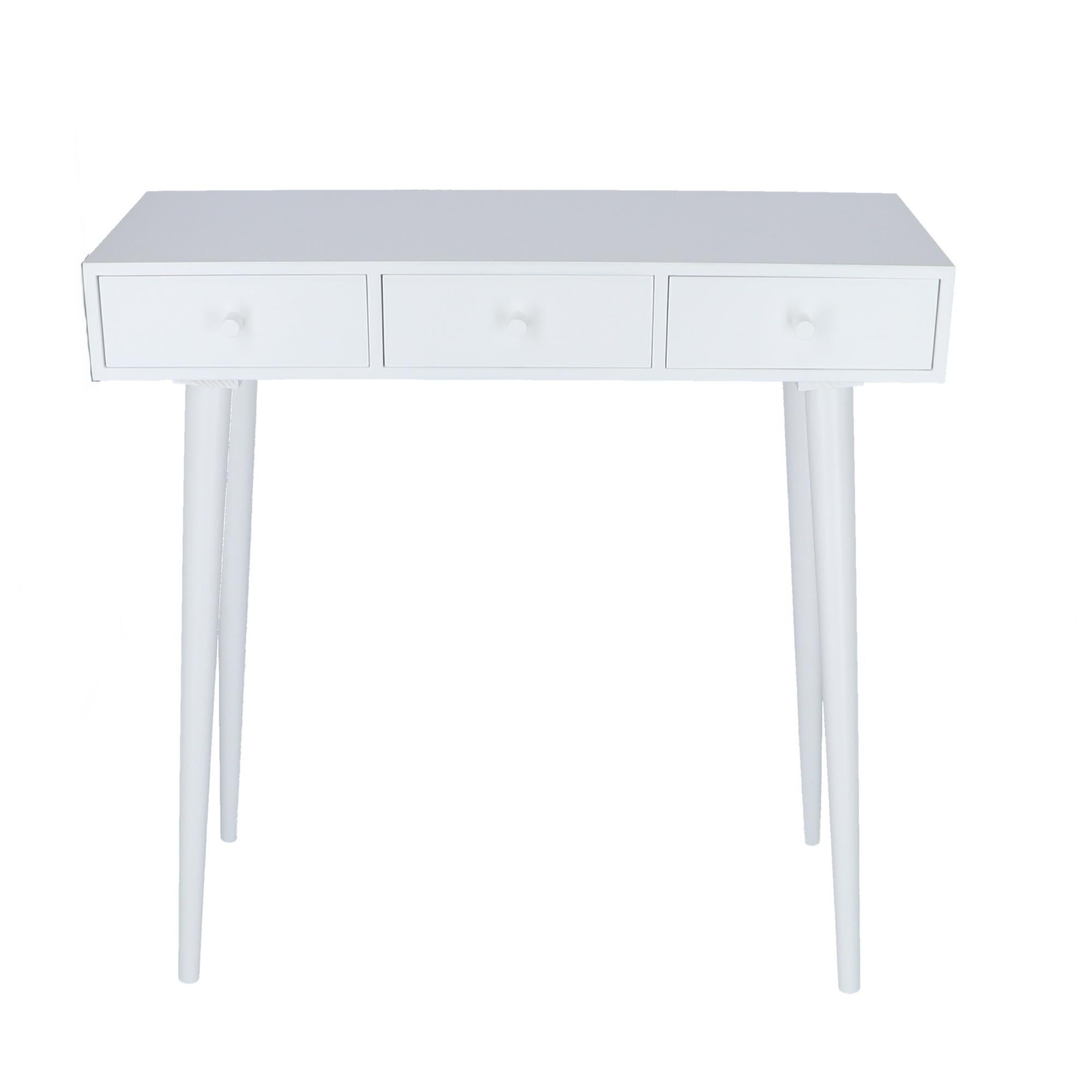 Mesa tocador Mercury blanca 80 x 80 x 30 cm | Leroy Merlin