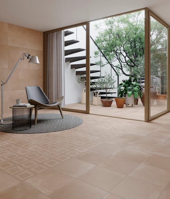 Suelo porcelánico Cottage 33.15x33.15 cm natural interior/exterior ... Suelo porcelánico Cottage 33.15x33.15 cm natural interior/exterior ...