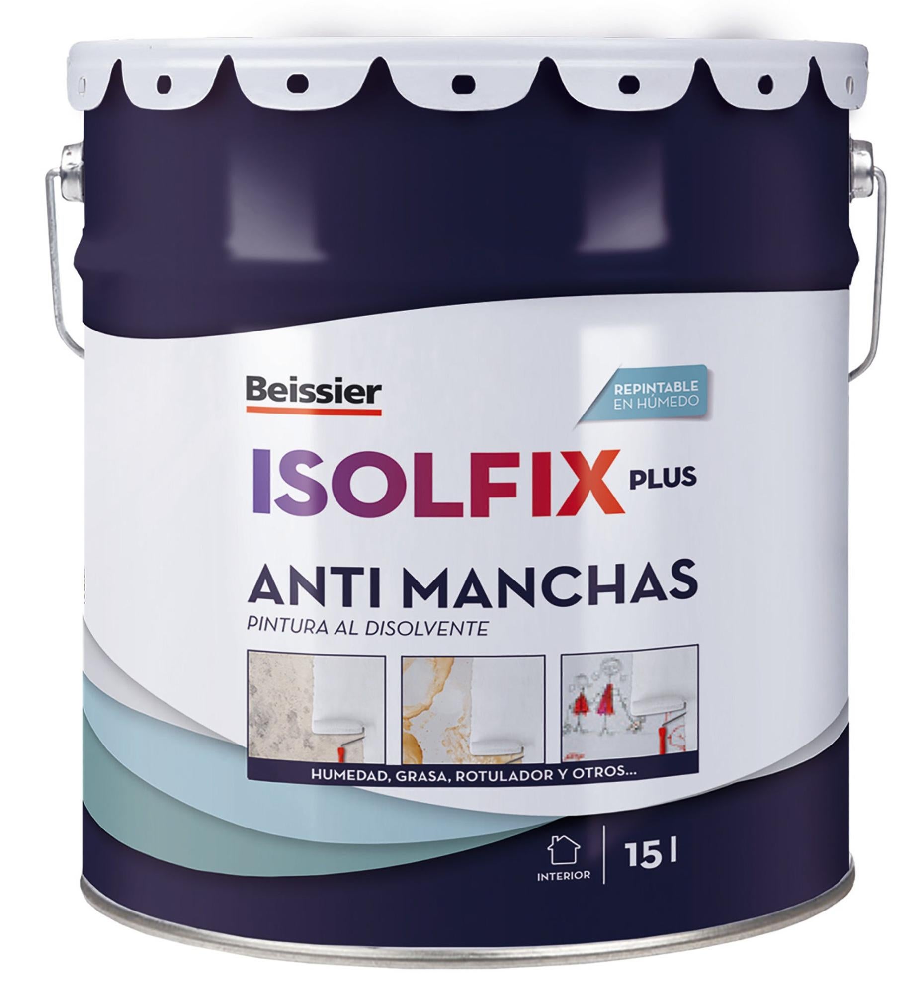 Pintura interior ISOLFIX mate 15L blanco | Leroy Merlin