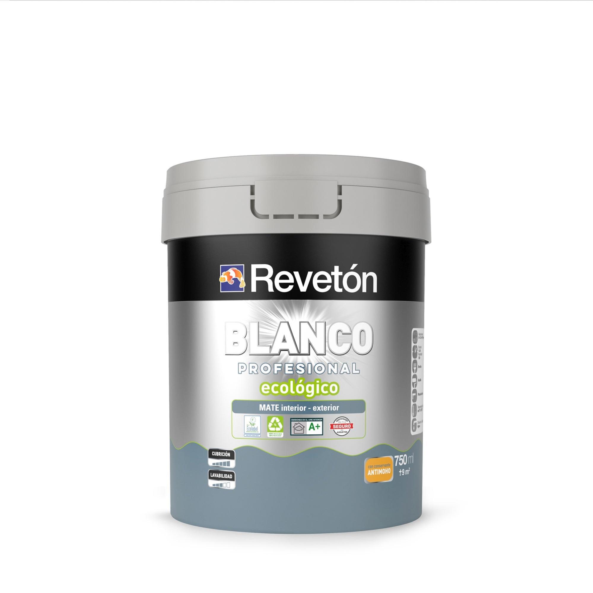 Pintura interior mate REVETON BLANCO PRO 0.75L 1040-r60b lila azulado ...
