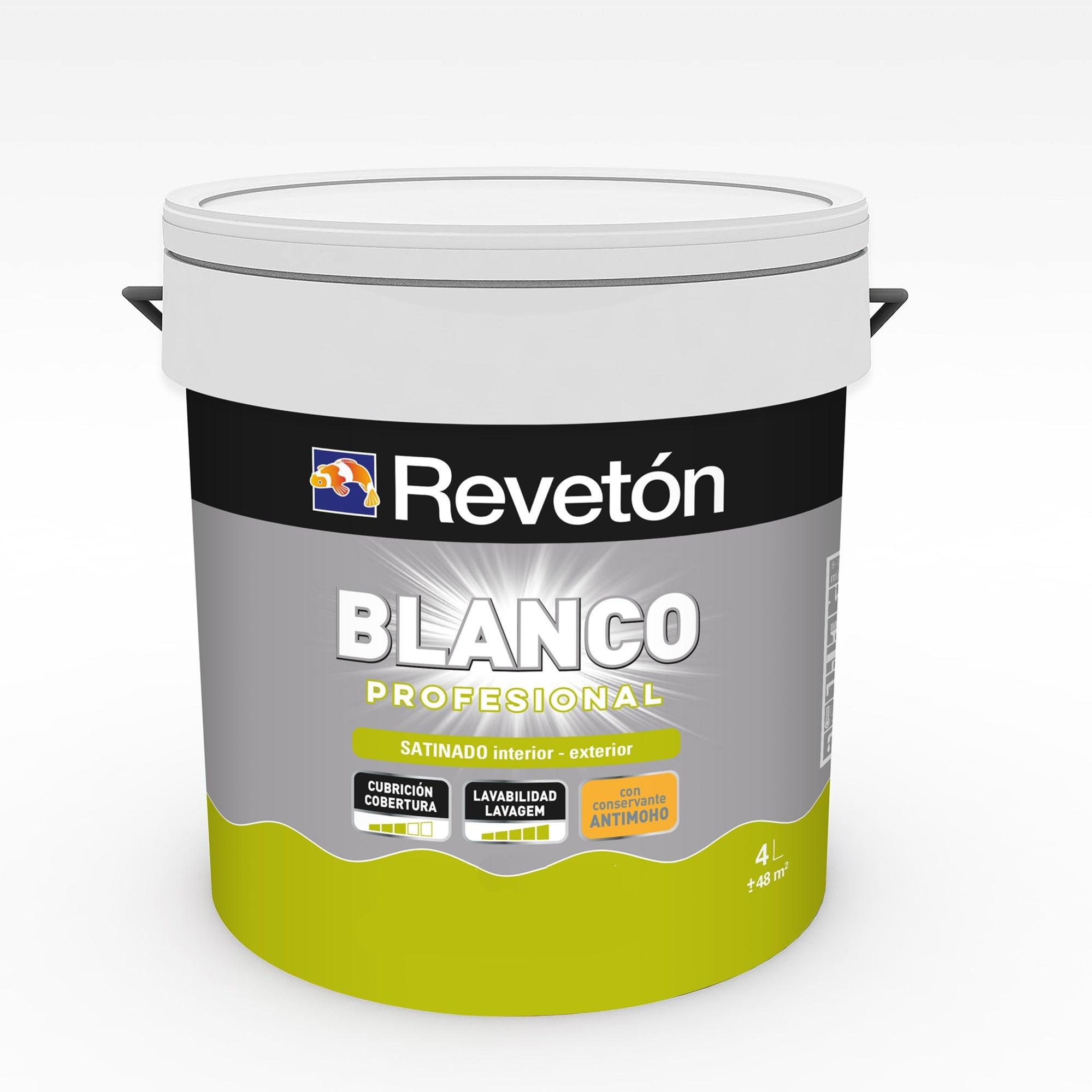 Pintura interior satinado REVETON PRO 4L 1040-r60b lila azulado ...