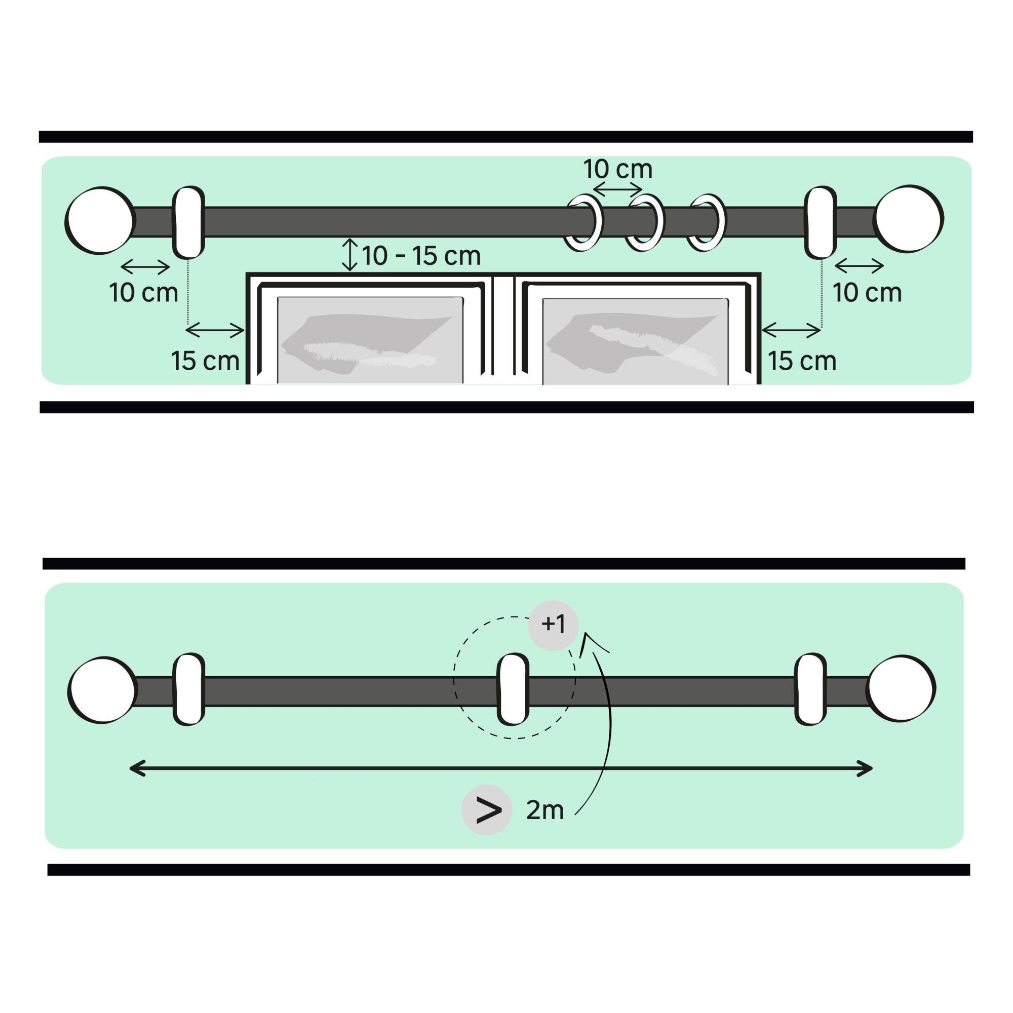 Soporte 5 cm Fresno Boheme blanchi D28 mm | Leroy Merlin