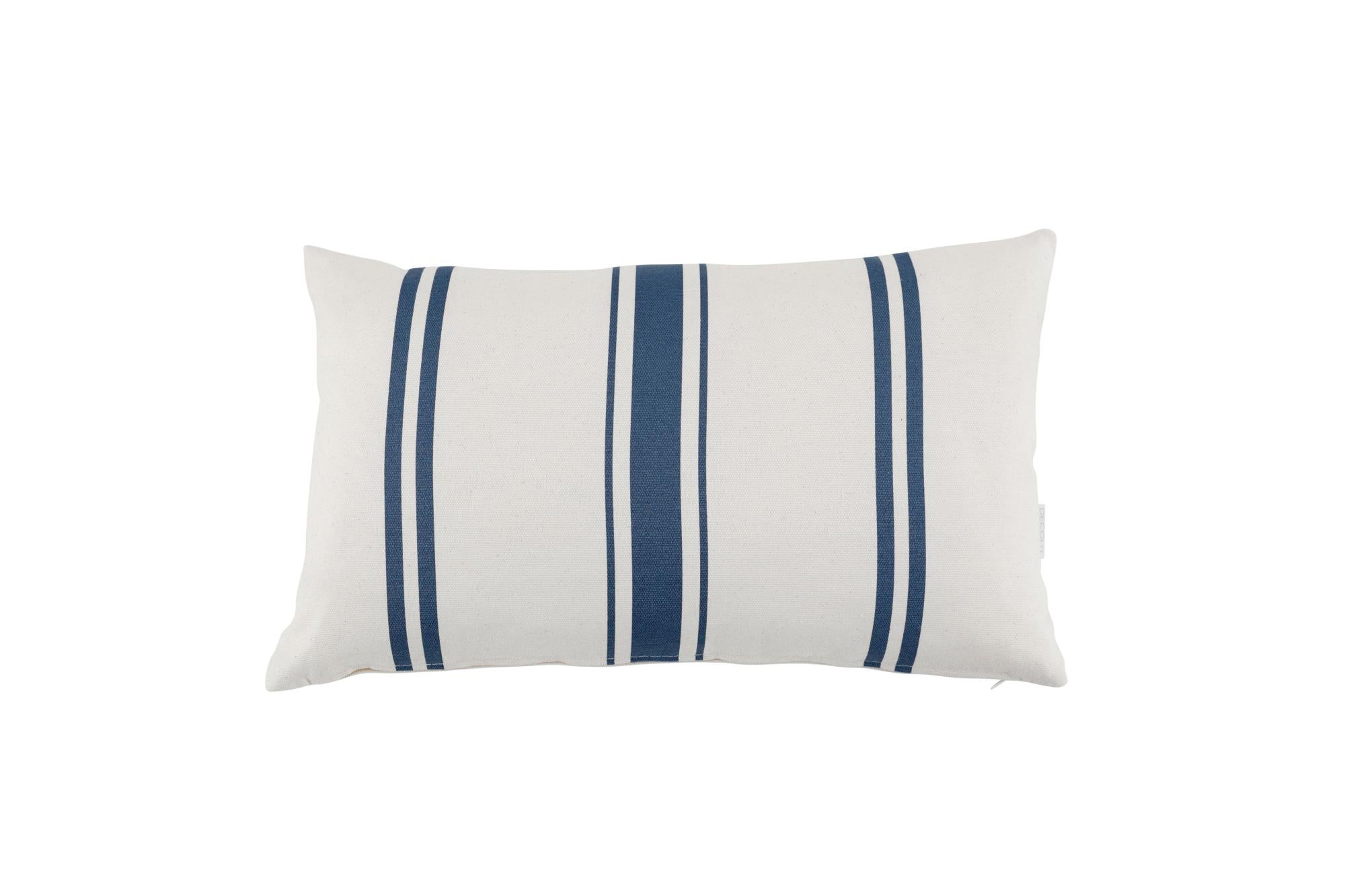 Cojín de exterior decorativo 55x35 cm Prada azul | Leroy Merlin