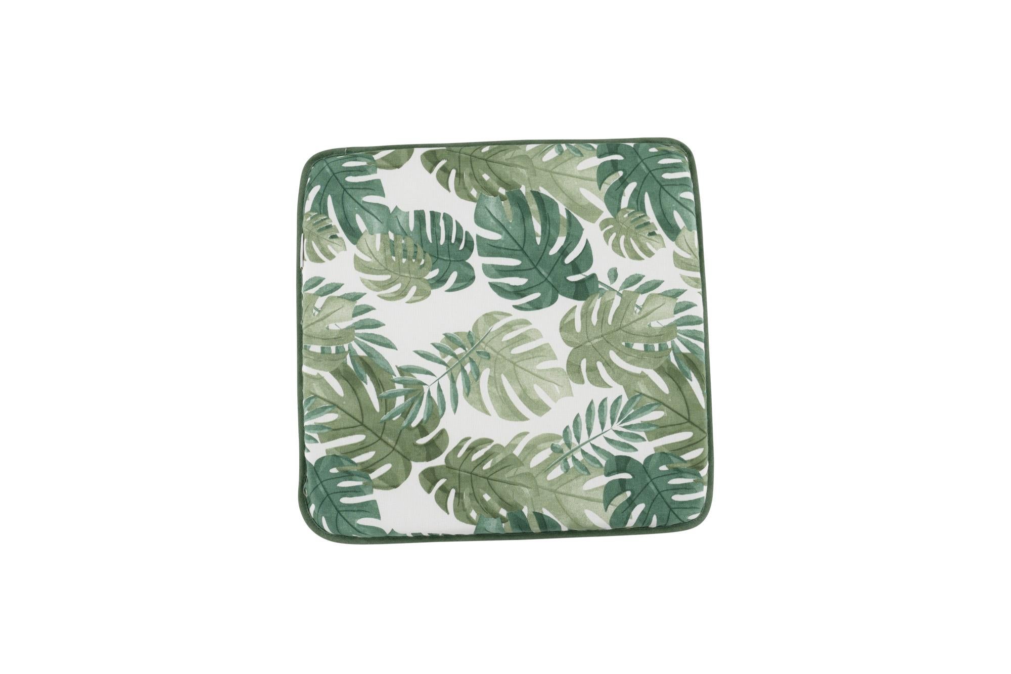 Cojín de exterior para base silla 41x41 cm Jungla verde | Leroy Merlin