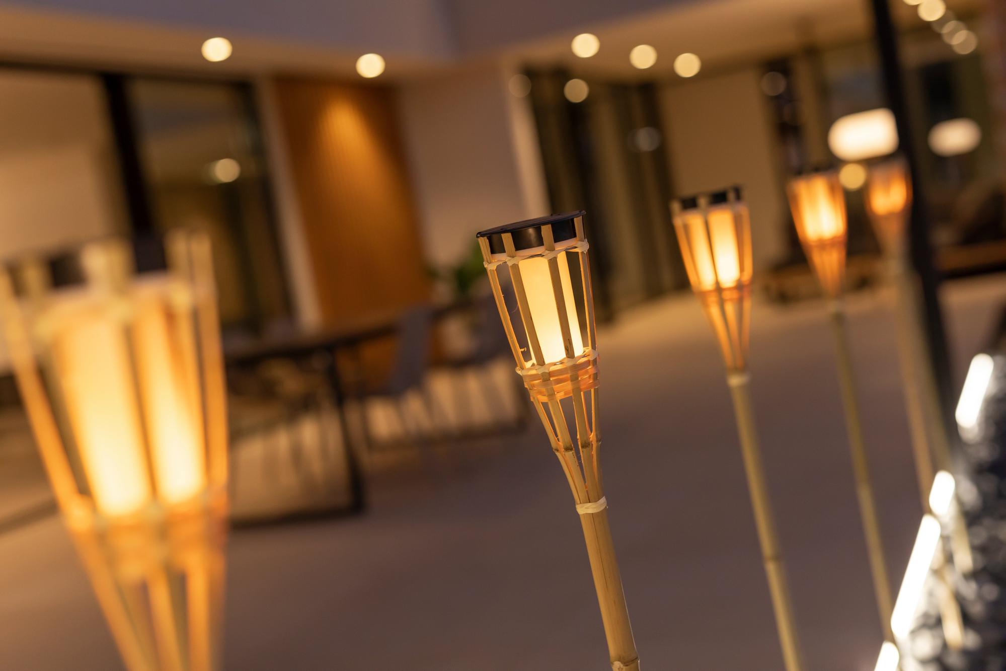 Baliza solar led Hiama Antorcha Solar | Leroy Merlin