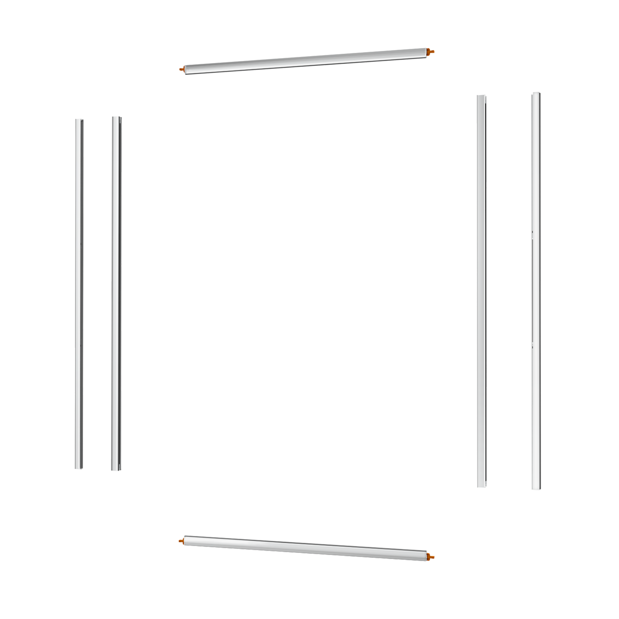 Kit perfil cromado mampara corredera Easy 160 cm | Leroy Merlin