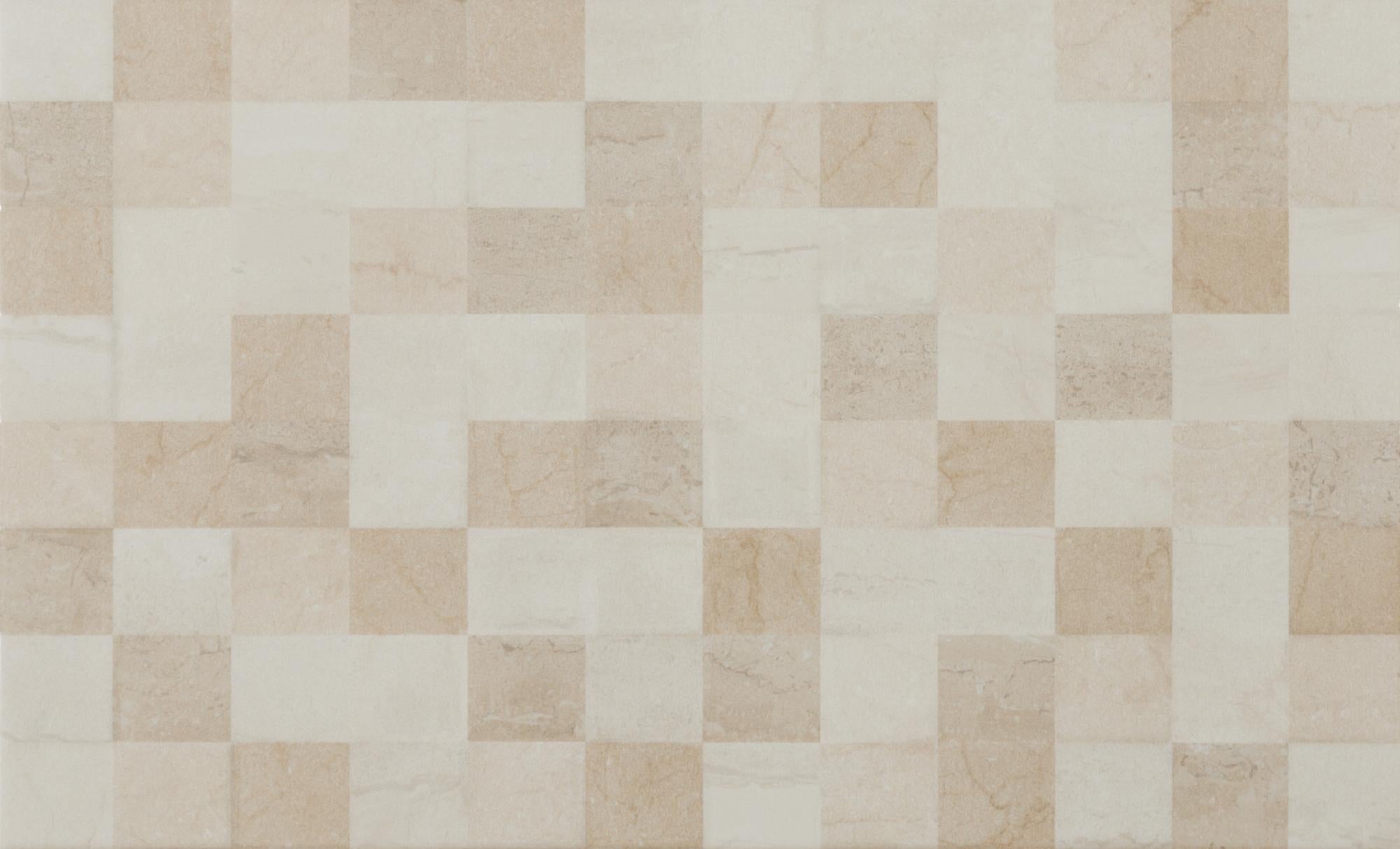 MUESTRA Azulejo efecto relieve beige brillante 15x15 cm Aspen | Leroy ...