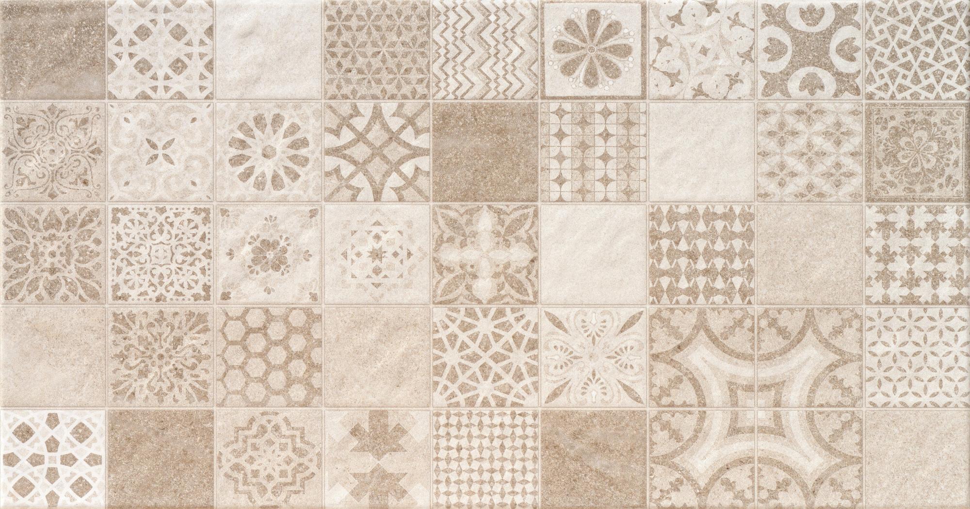 MUESTRA azulejo efecto relieve beige mate 15x15 cm Mystone | Leroy Merlin