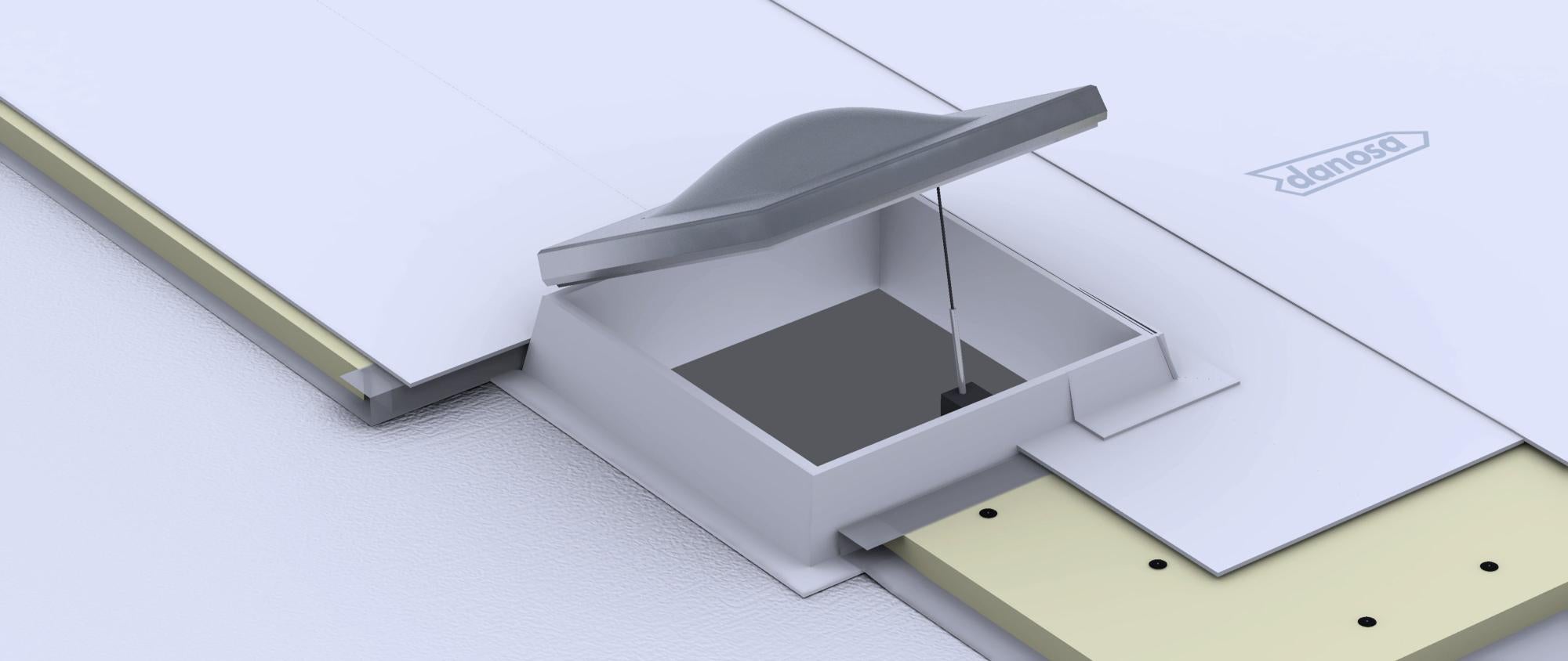 Claraboya fija danolight 100x100 | Leroy Merlin
