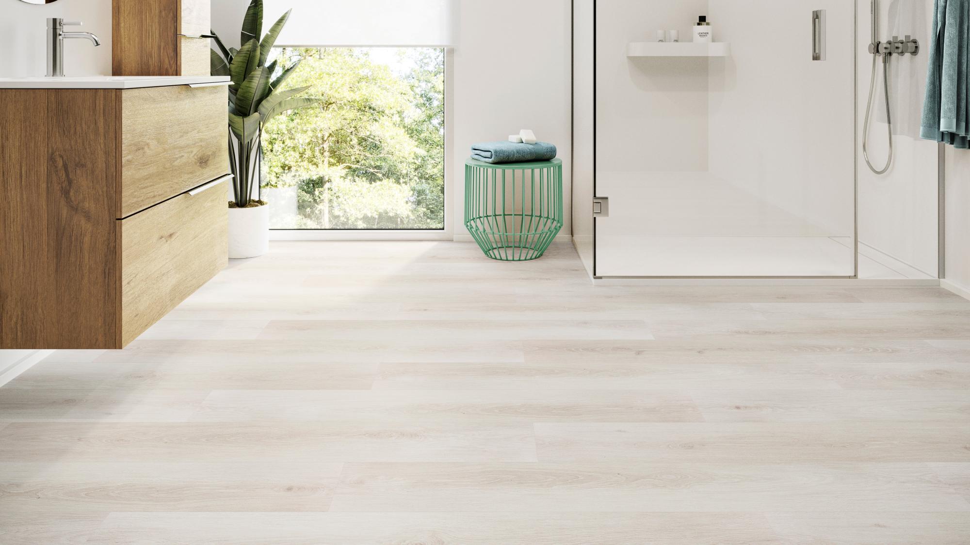 Suelo laminado ARTENS Intenso Castellon madera gris MOD008, 12mm ...