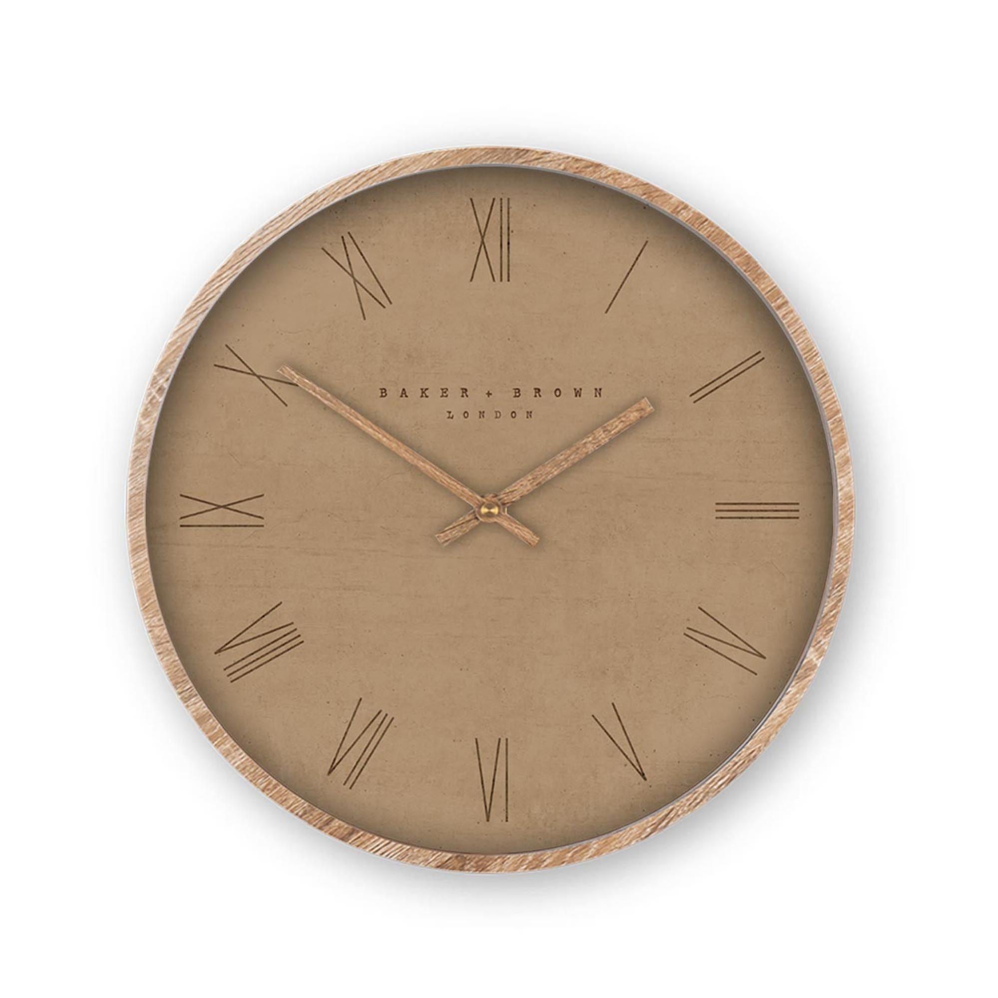 Reloj de pared Nordic redondo terracota de 30 cm | Leroy Merlin