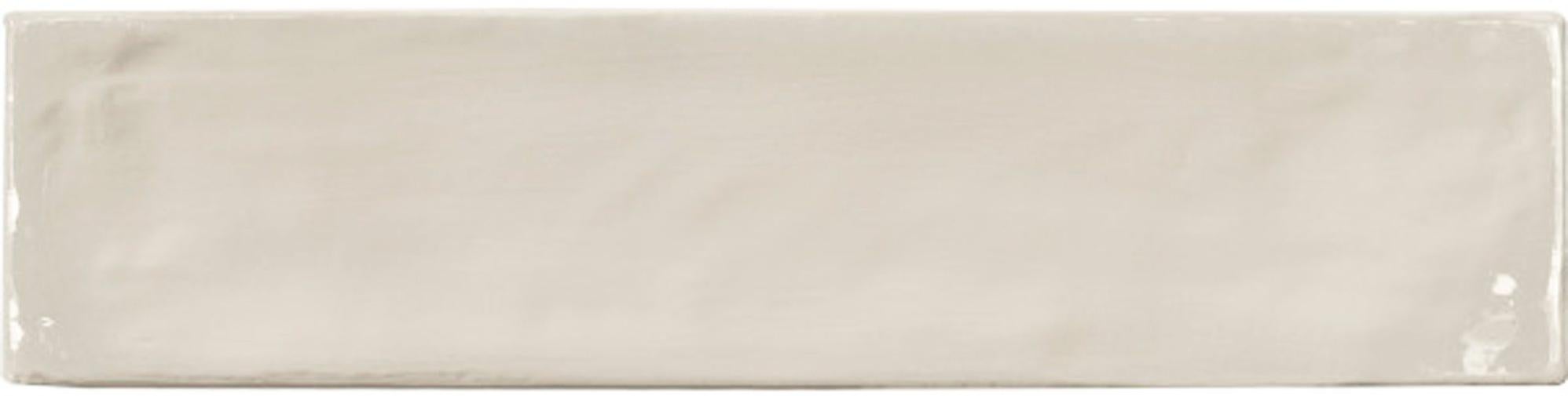 Azulejo efecto liso beige brillante 7.5x30 cm Linea | Leroy Merlin