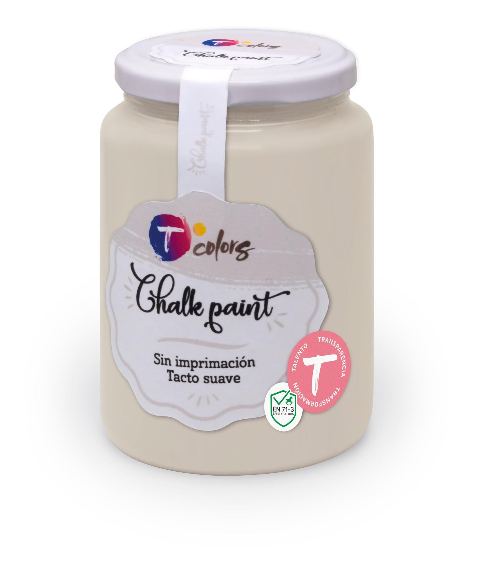 Pintura efecto tiza TCOLORS 400ml blanco roto | Leroy Merlin