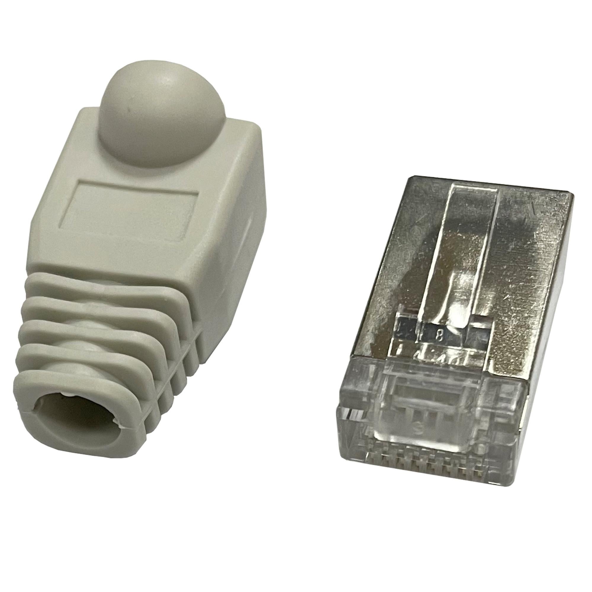 Pack de 10 adaptadores RJ45 de Metronic para cableados a medida | Leroy ...