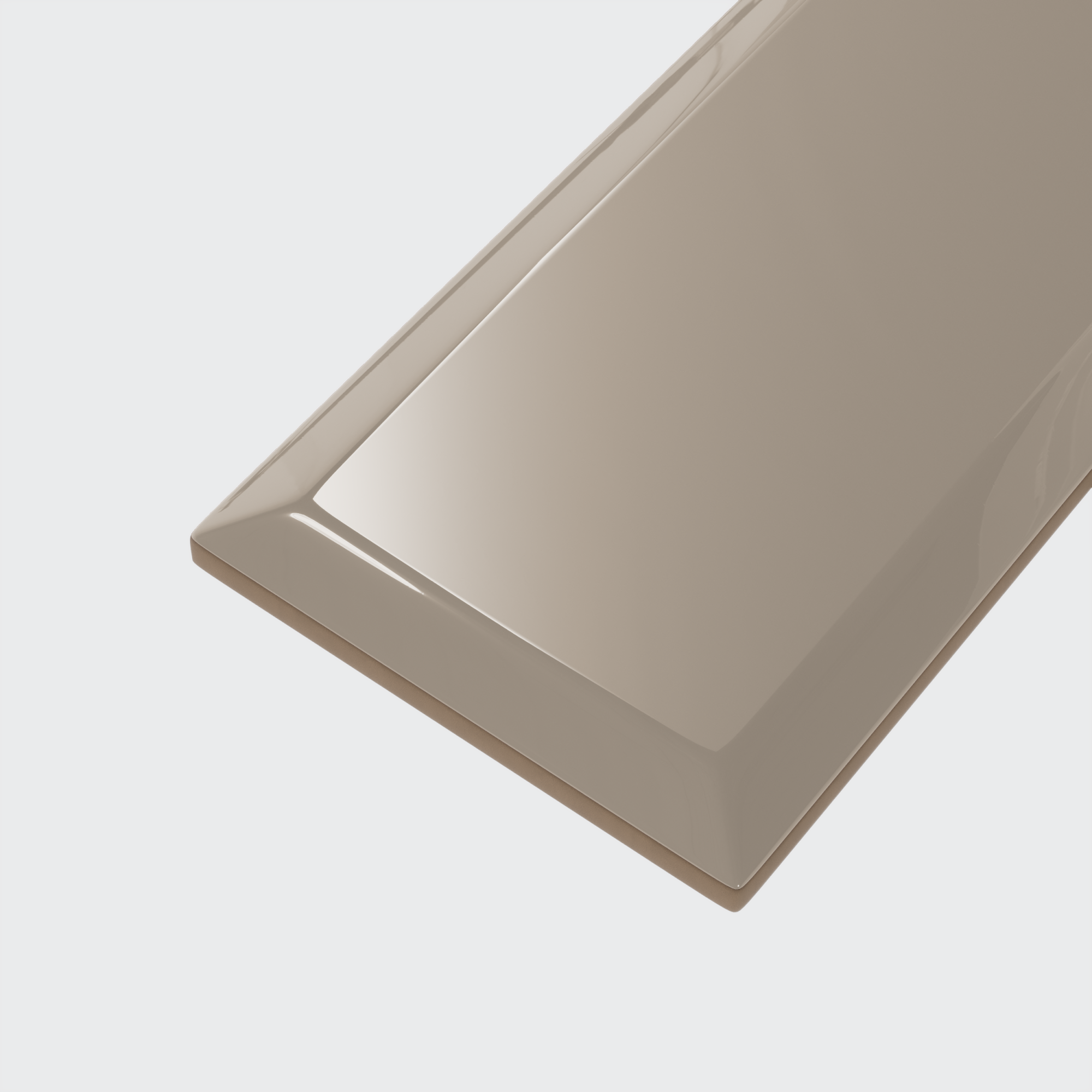 Azulejo efecto liso beige brillante 7.5x30 cm Metro ARTENS | Leroy Merlin