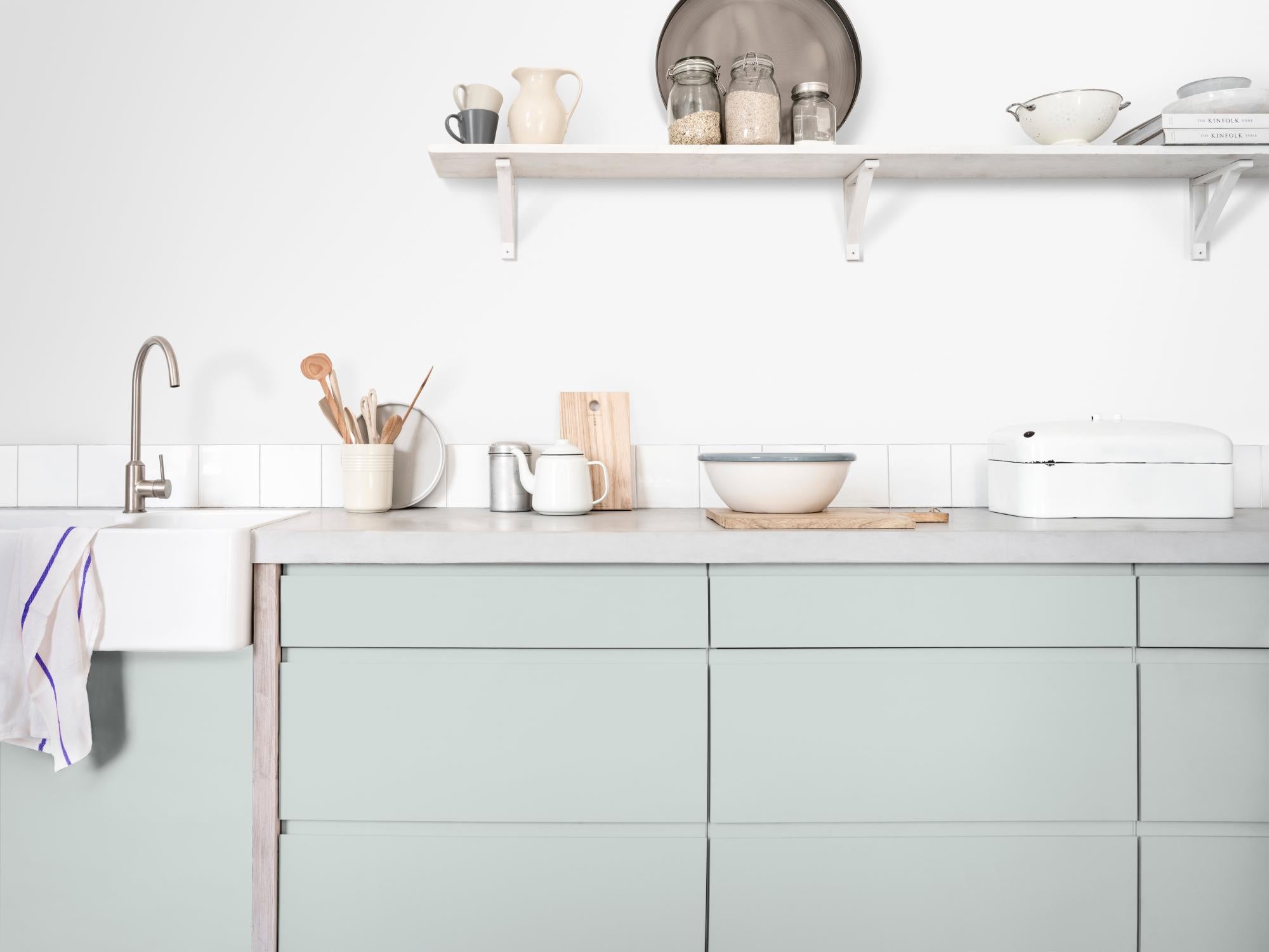 Pintura para muebles RUSTOLEUM 2.5l gris claro | Leroy Merlin