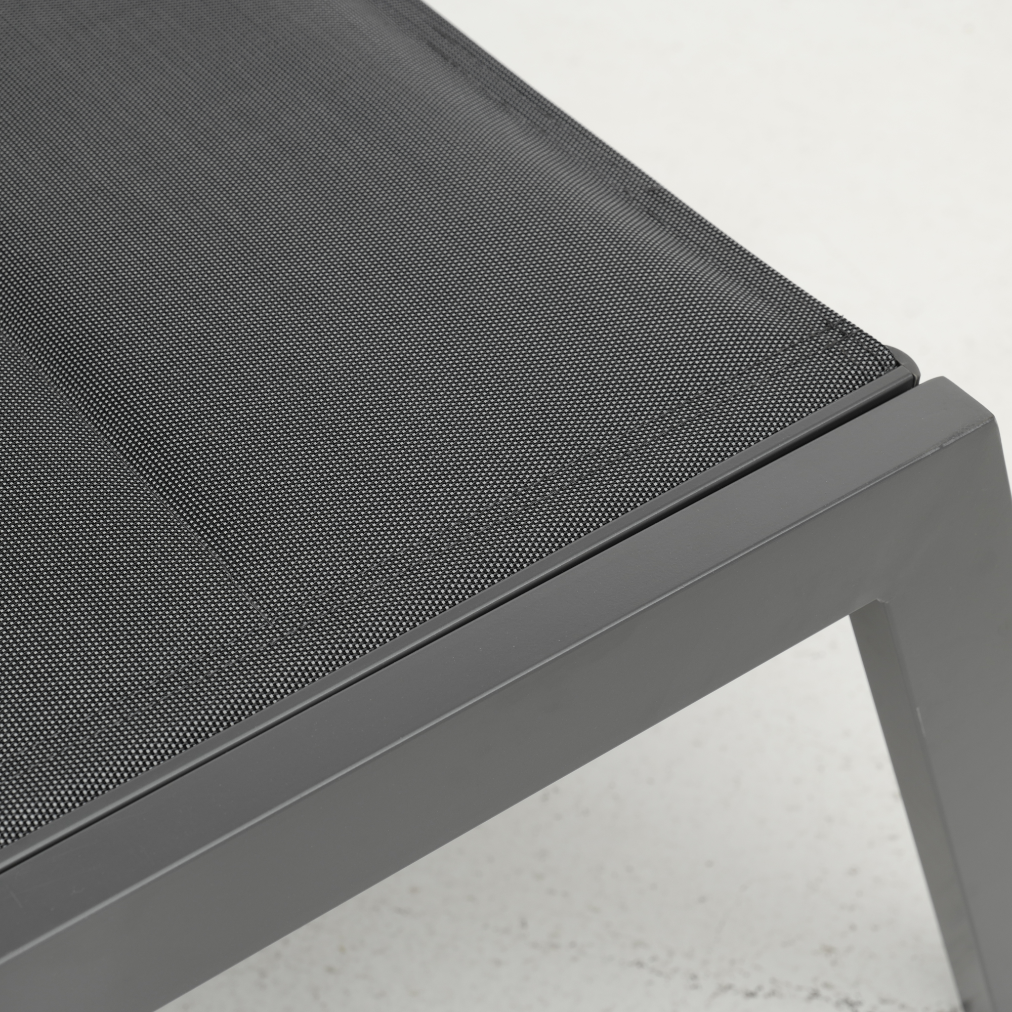 Tumbona de jardín de aluminio doble Naterial Isboa gris de 203x43x128 ...