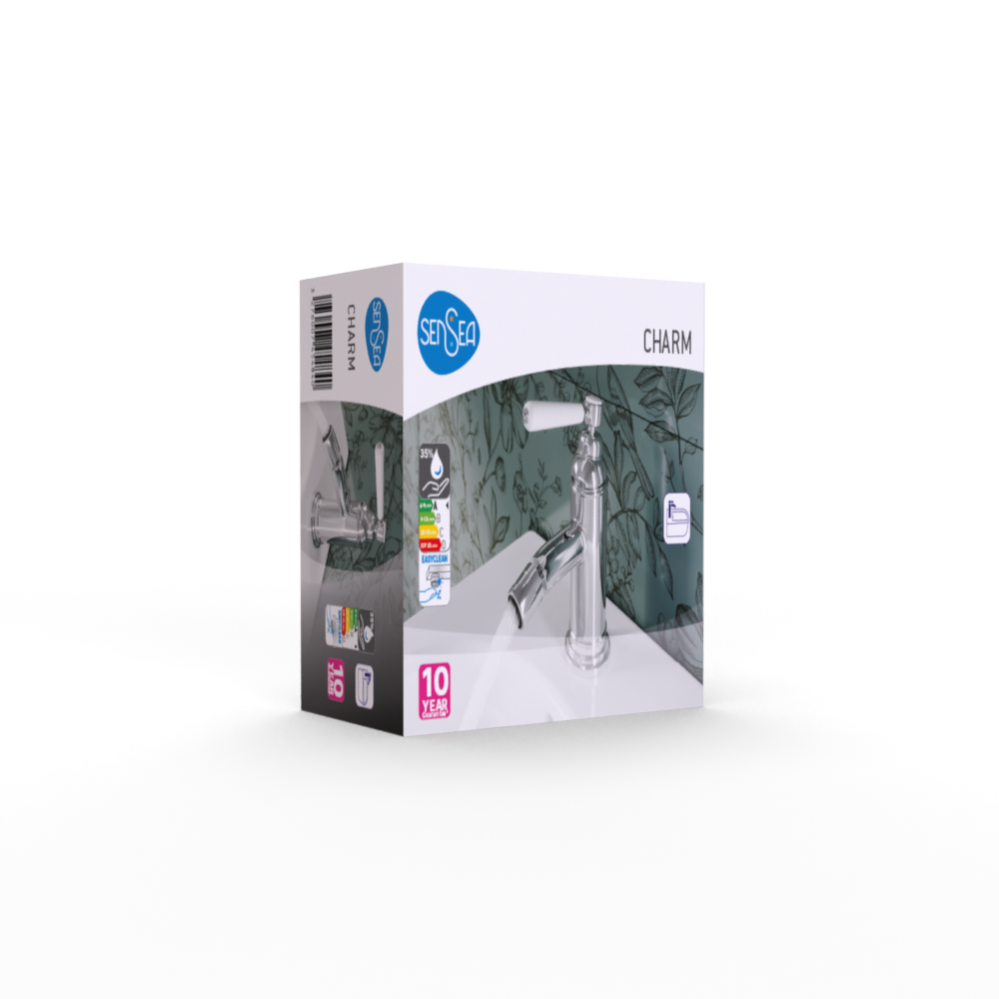 Grifo bidé monomando SENSEA Charm cromado | Leroy Merlin