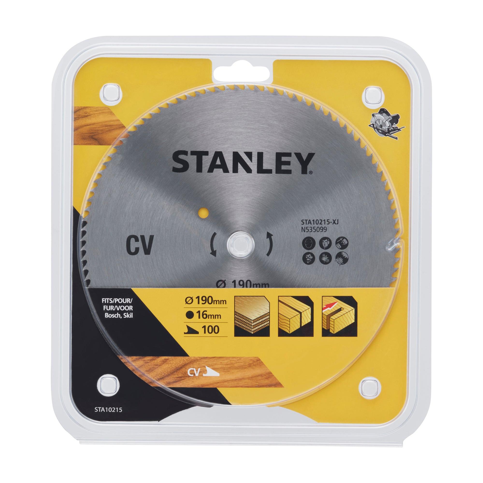 Hoja sierra circulara STANLEY FATMAX 190x16 mm 100d | Leroy Merlin