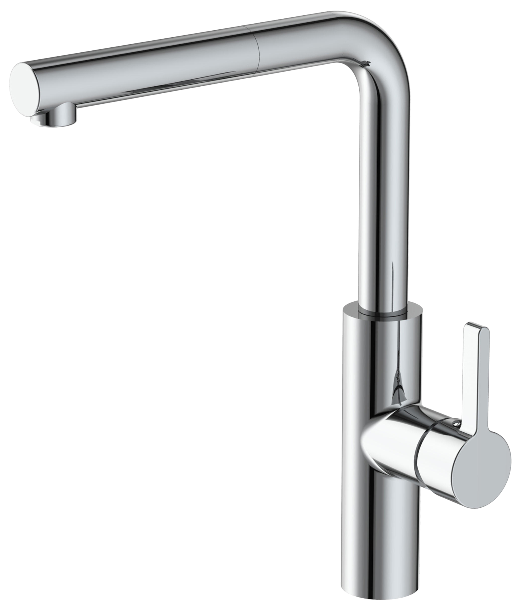 Conjunto fregadero Porto 80 x 50 cm y grifo caño extraible Emily ...