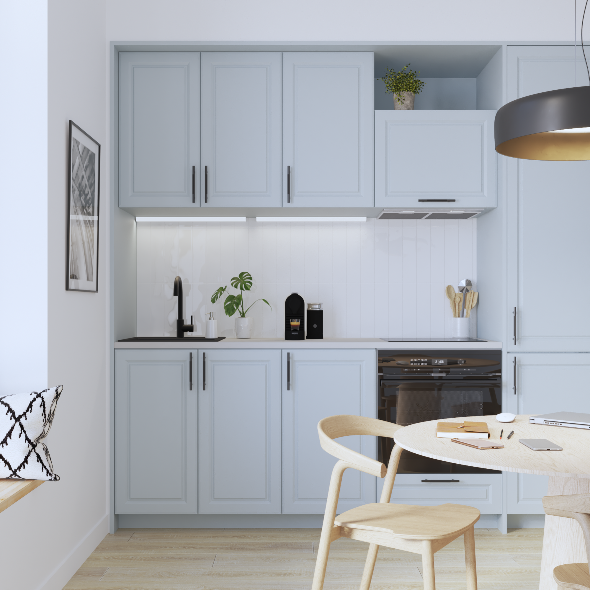 Parte frontal de cajón DELINIA ID Oxford azul 59.7 x 38.1 cm (ancho x ...