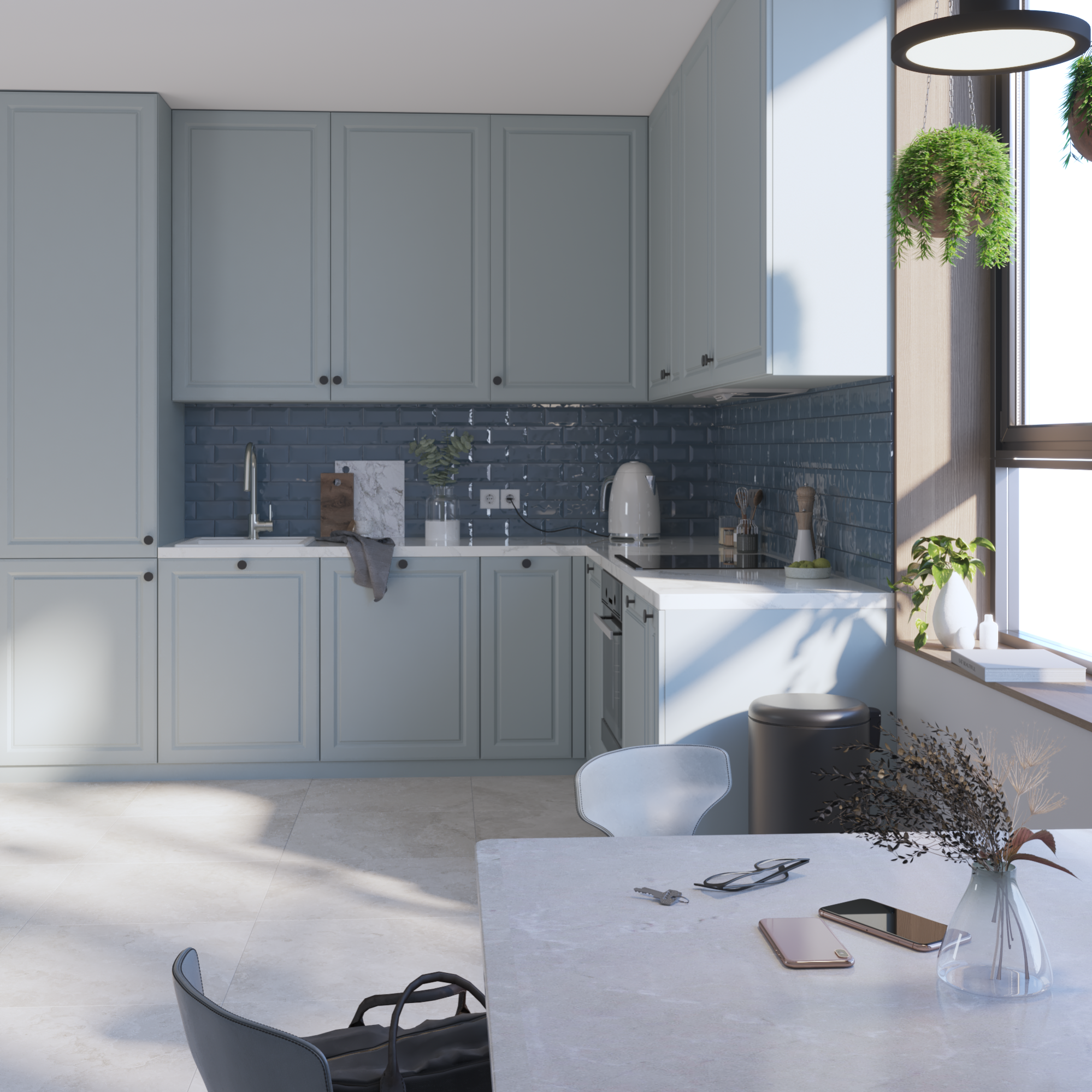 Parte frontal de cajón DELINIA ID Oxford azul 59.7 x 38.1 cm (ancho x ...