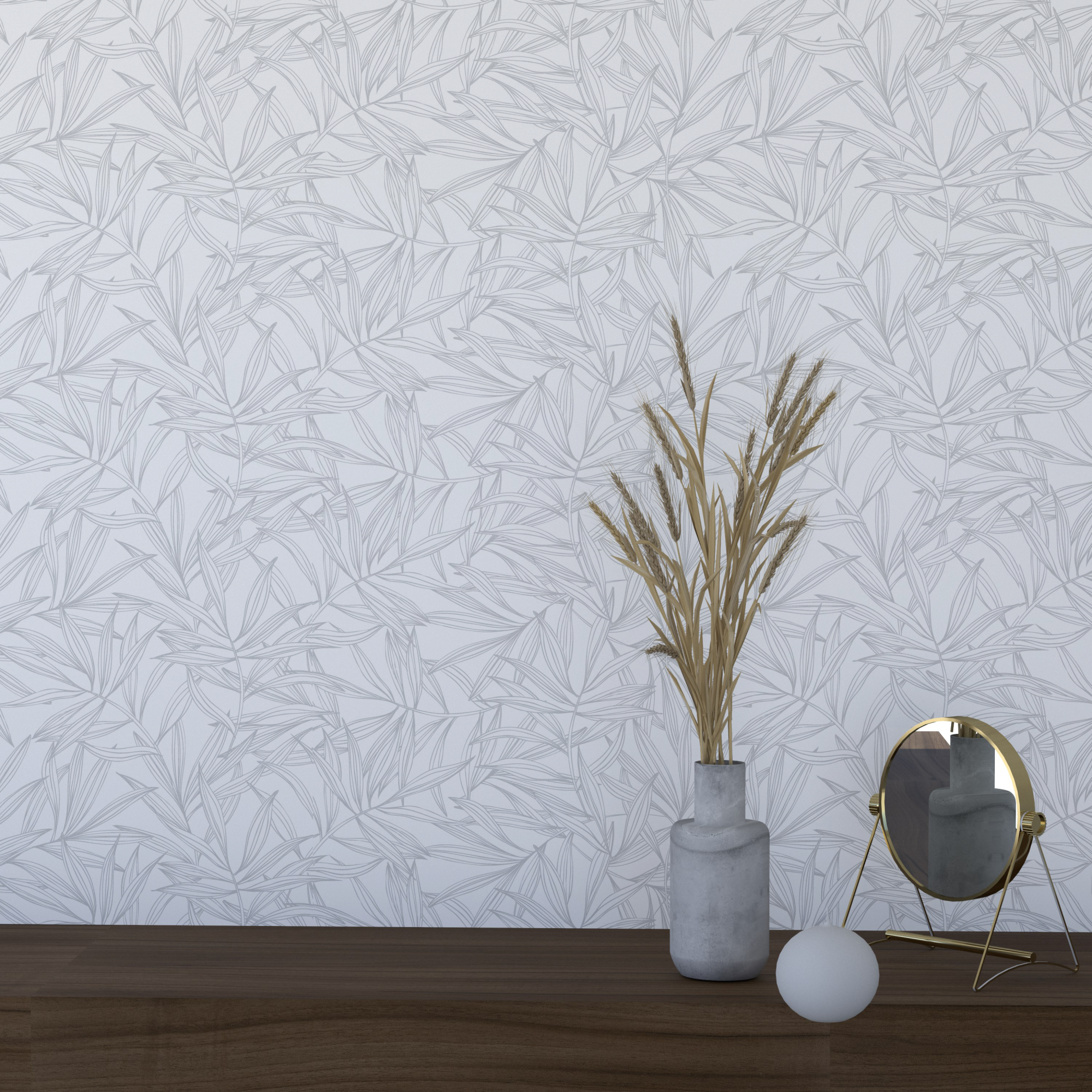 Suelo cerámico efecto papel pintado blanco Arctic 30x90 cm ARTENS ...