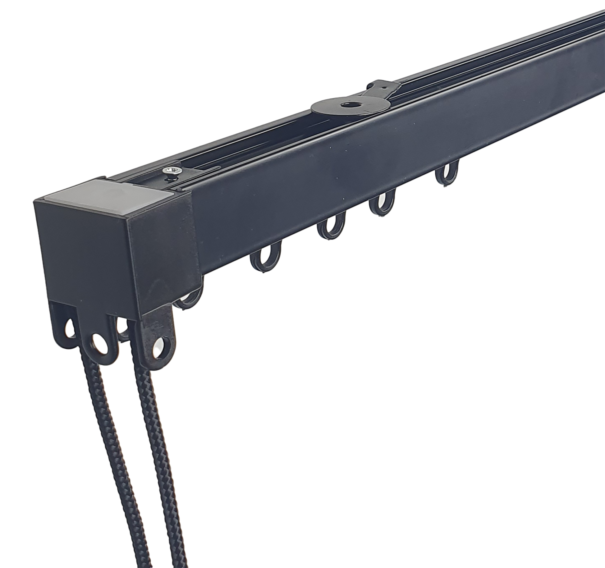 Riel quo techo cordón 350cm negro | Leroy Merlin