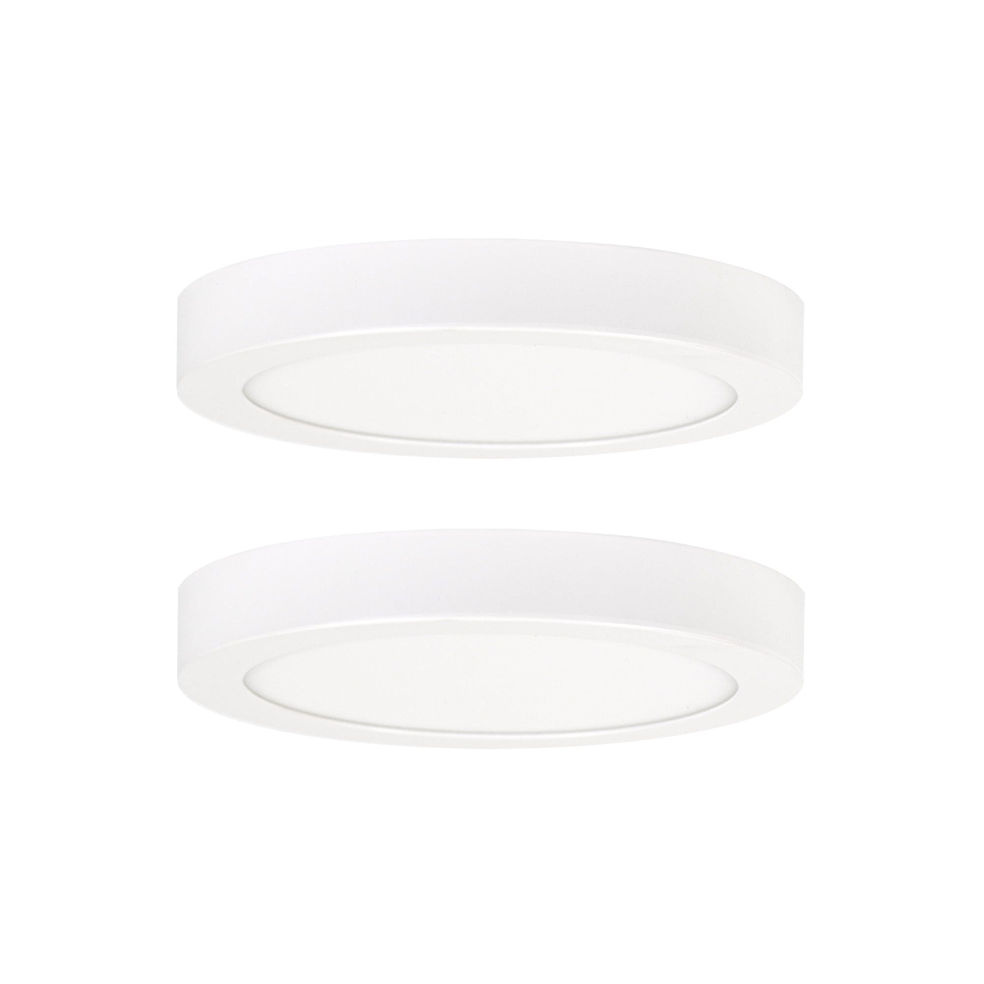 Kit de 2 focos LED redondo INSPIRE blanco1600lm 6000K | Leroy Merlin