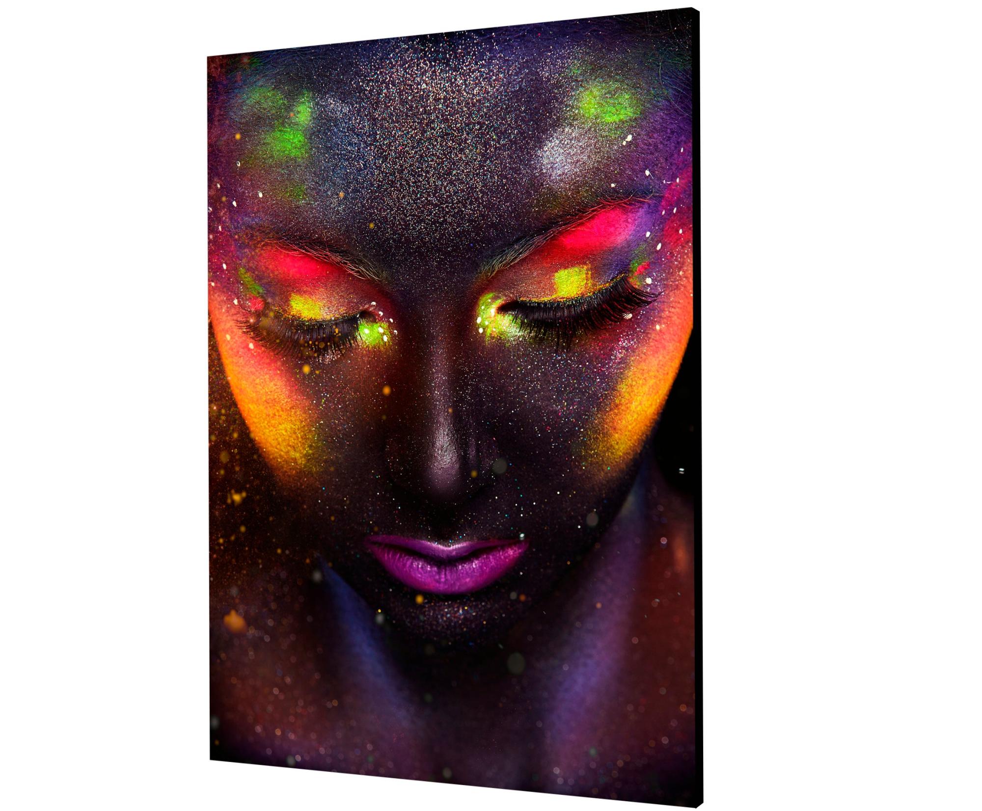 Pintura impresa brillo Woman colores 100x140cm | Leroy Merlin