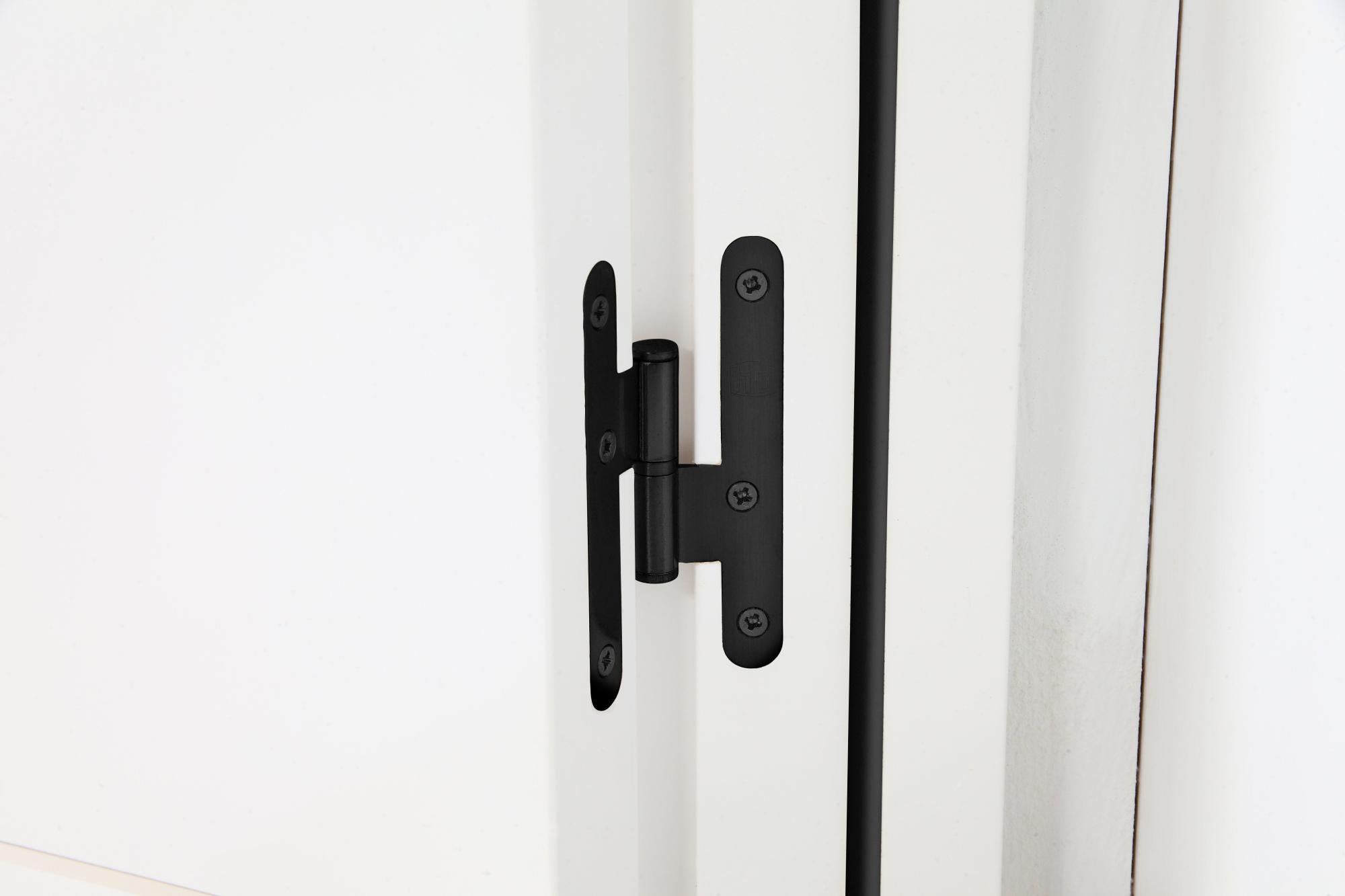 Puerta Lucerna Plus Black blanco de apertura izquierda de 82.5 cm ...