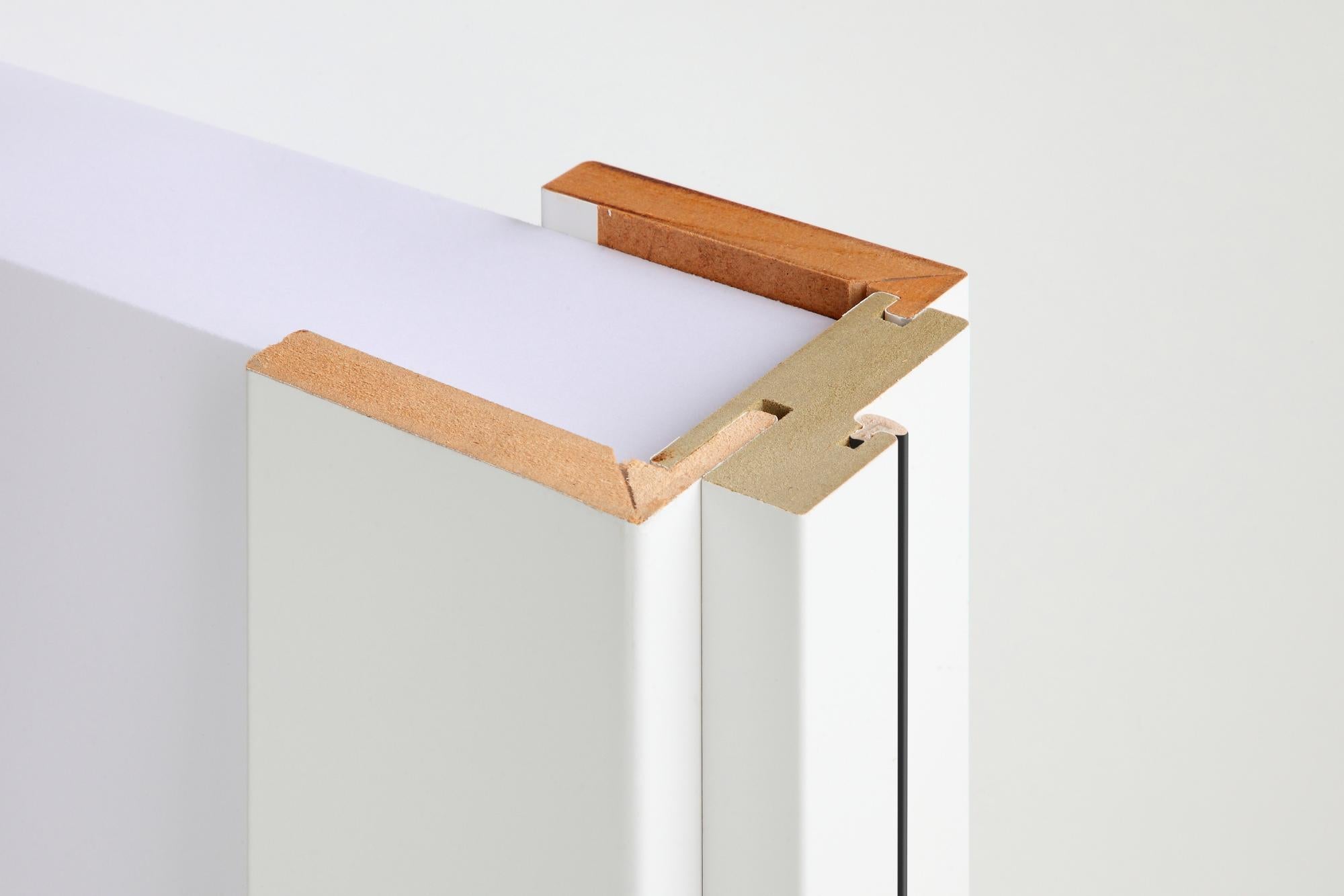 Puerta Lucerna Plus Black blanco de apertura izquierda de 82.5 cm | Leroy Merlin