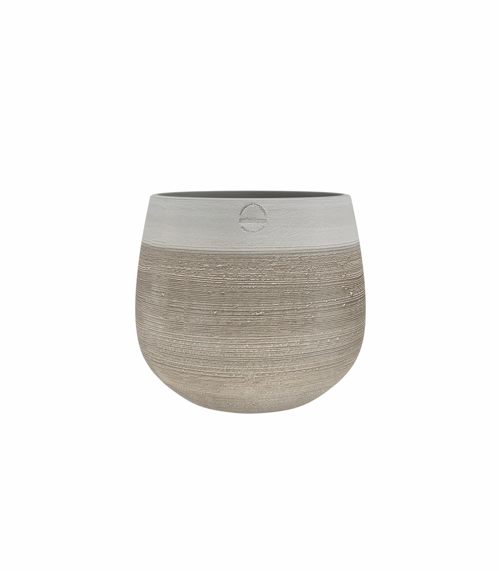 Maceta de arcilla cocida Antheia beige de Ø 26 cm | Leroy Merlin