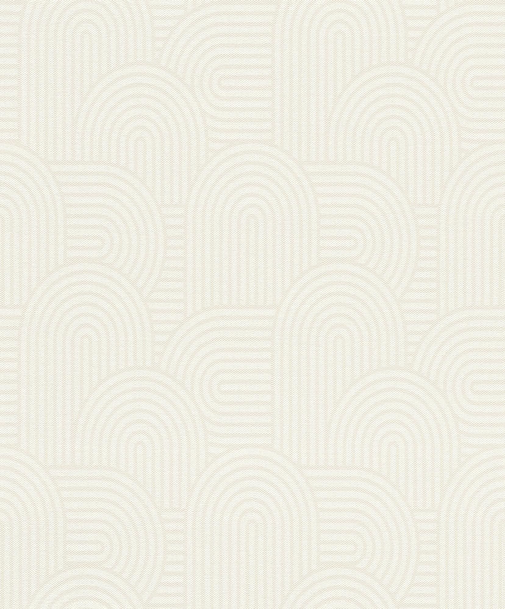 Papel pintado vinílico geométrico Geometricos 36 Utility beige | Leroy ...