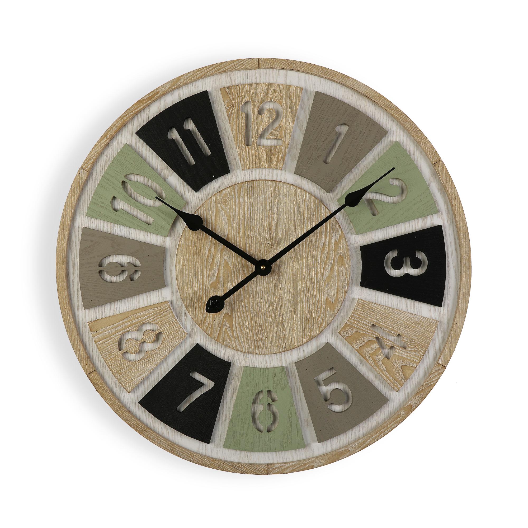 Reloj de pared Madera colores de 60 cm | Leroy Merlin
