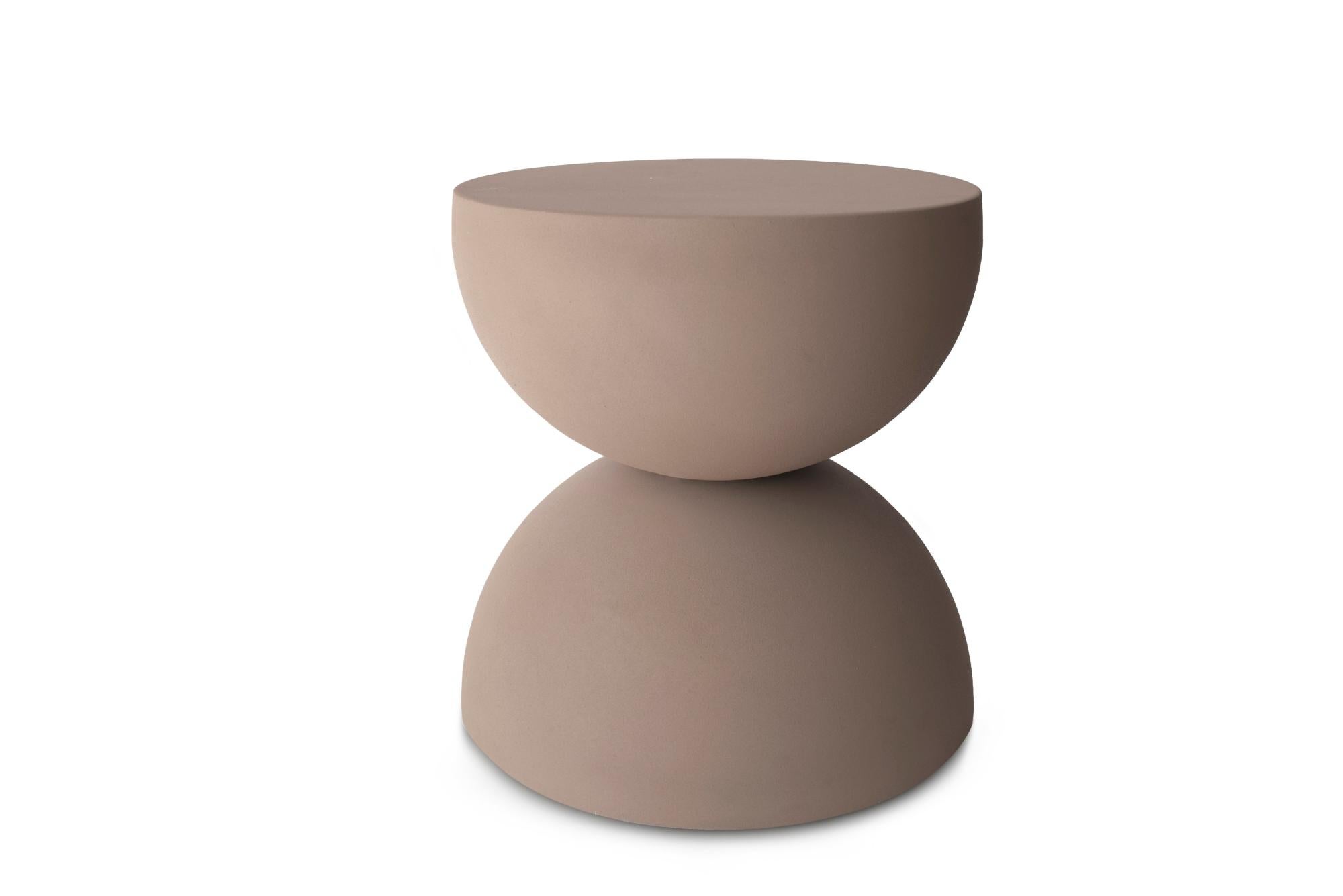 Taburete decorativo aluminio cilíndrico topo 40x42x40cm | Leroy Merlin