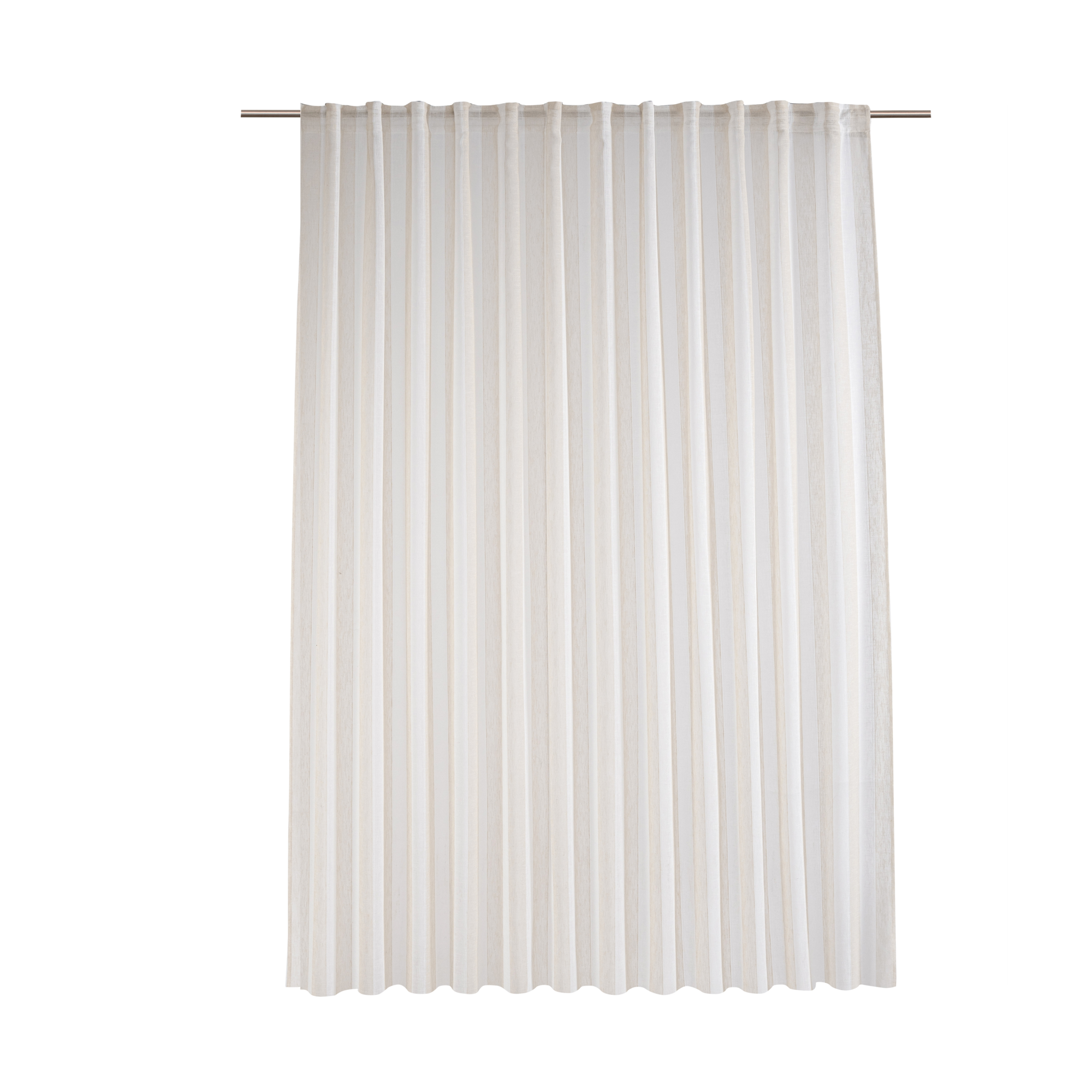 Visillo cinta y trabilla Tamara INSPIRE liso de 200x280cm | Leroy Merlin