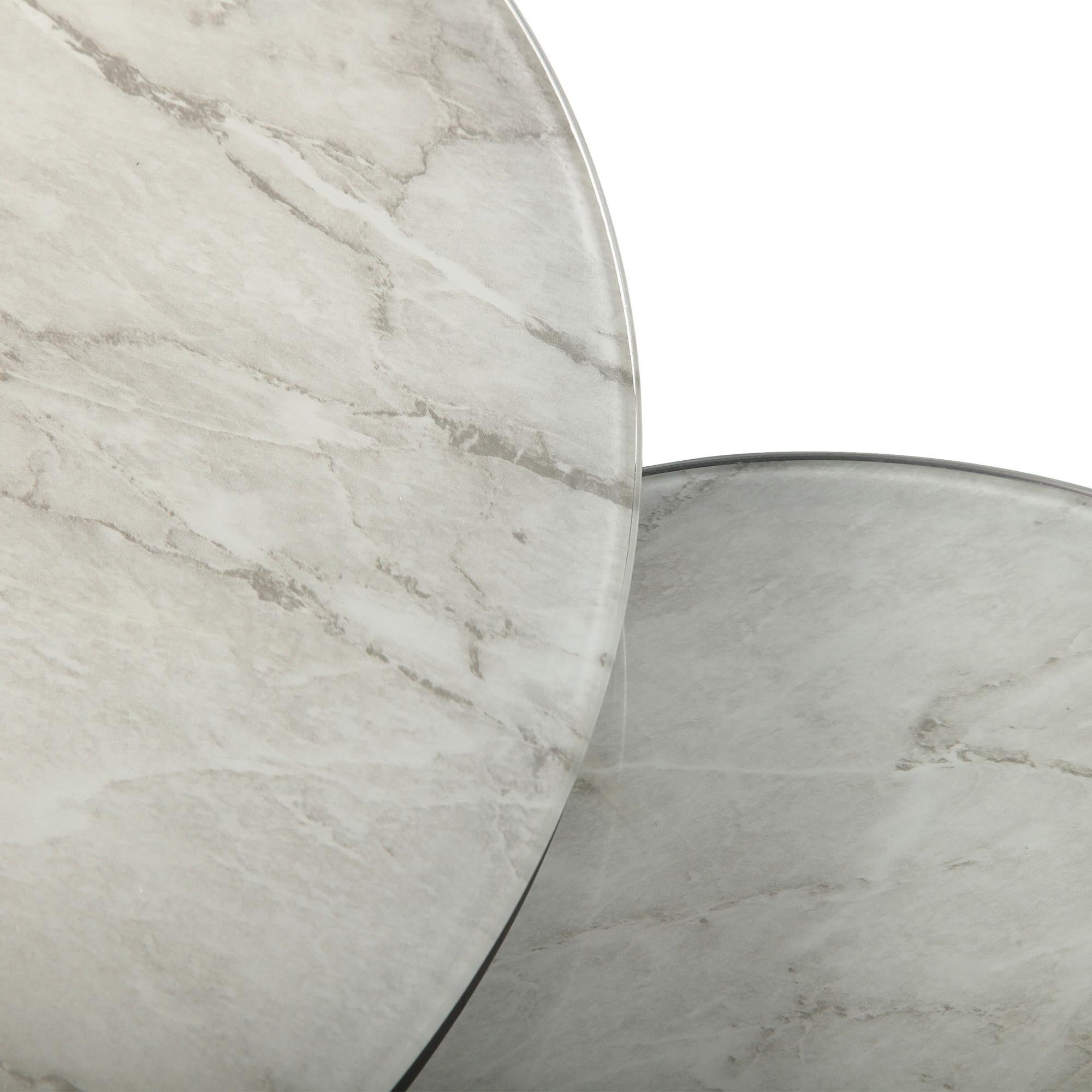 Conjunto de mesillas de metal gris 50x45x50cm | Leroy Merlin