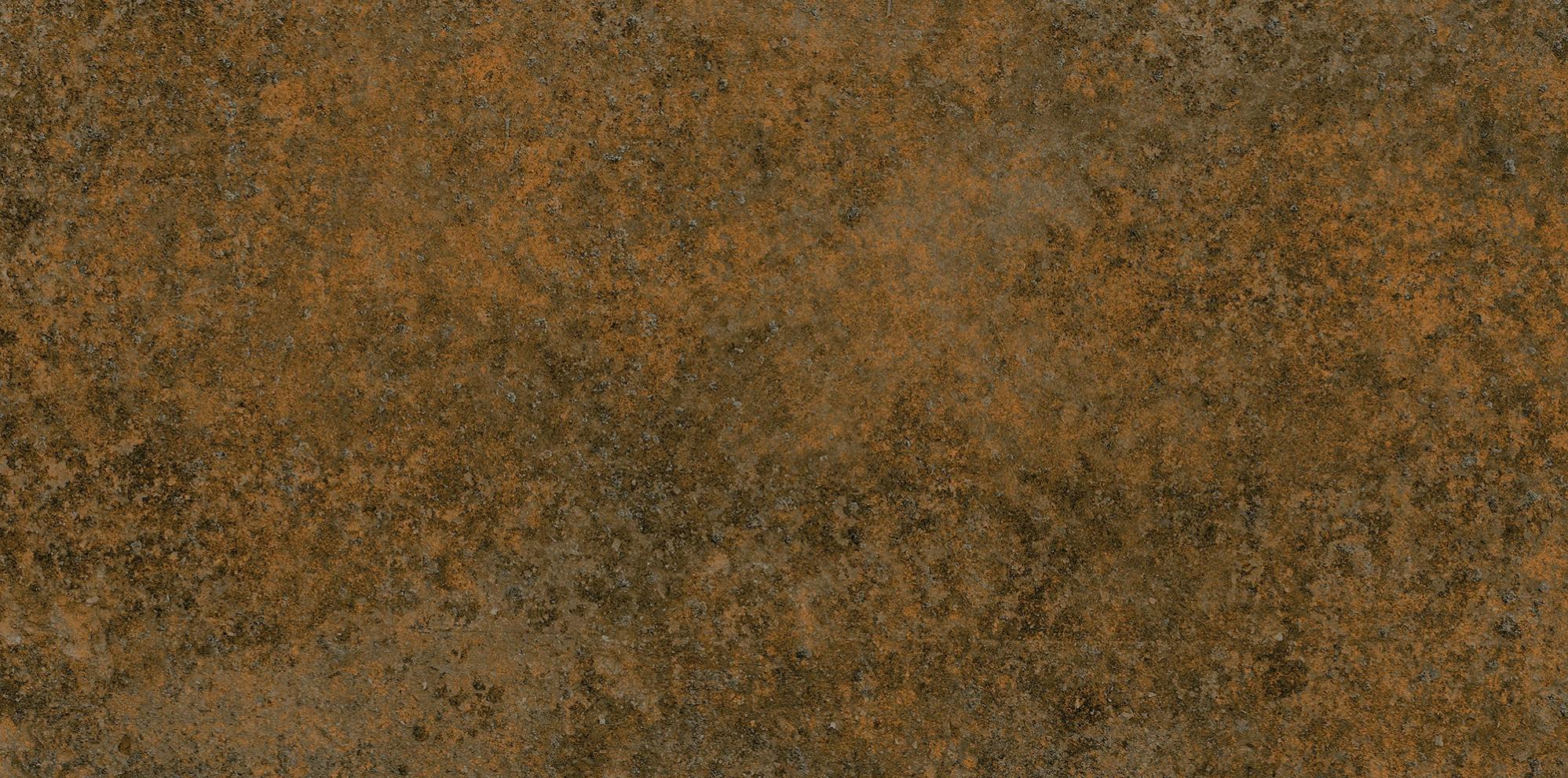 Azulejo porcelánico efecto metal marrón 31.6x63.7 cm Korten | Leroy Merlin