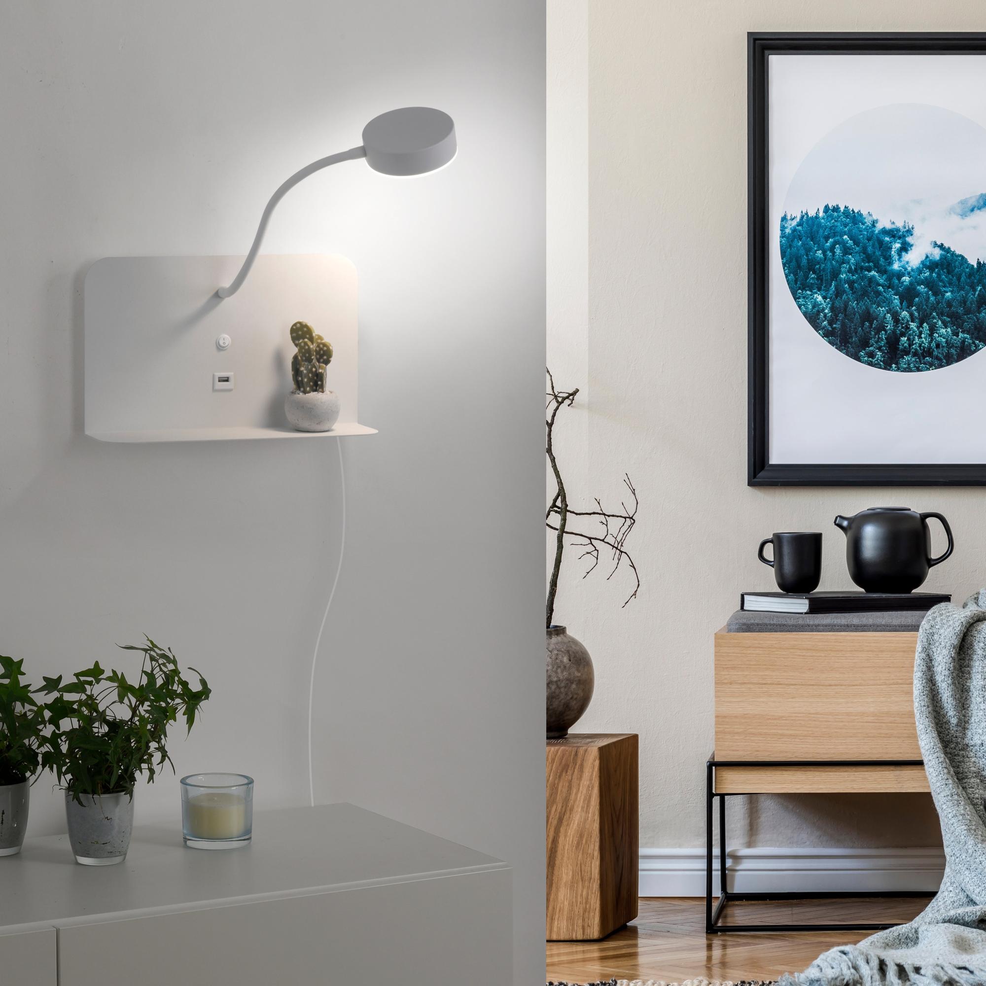 Aplique Board LED 4W 3000K On/Off Blanco | Leroy Merlin